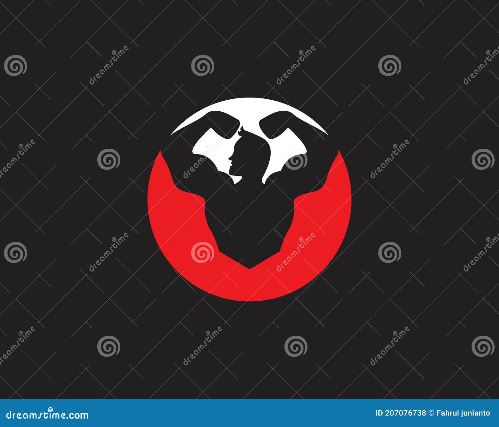 People Power Logo Vector Template Vector Illustration Stock Vector ...