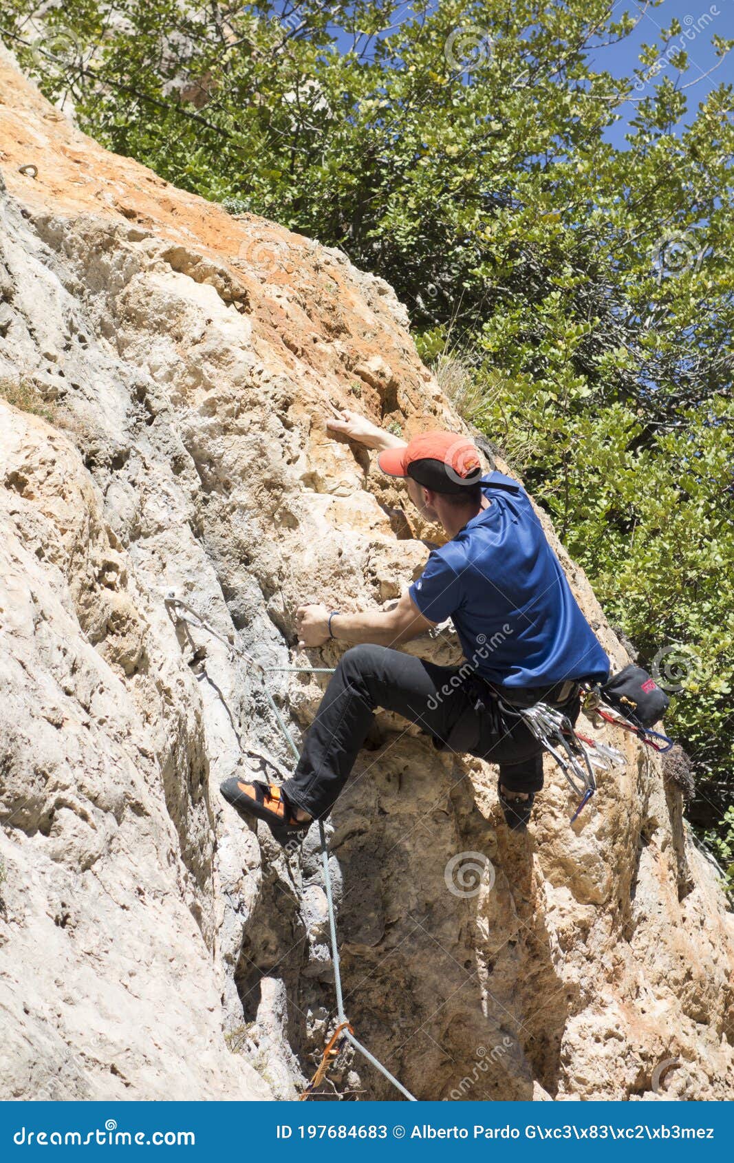 People Practicing Mountain Climbing Outdoors Editorial Stock Photo ...