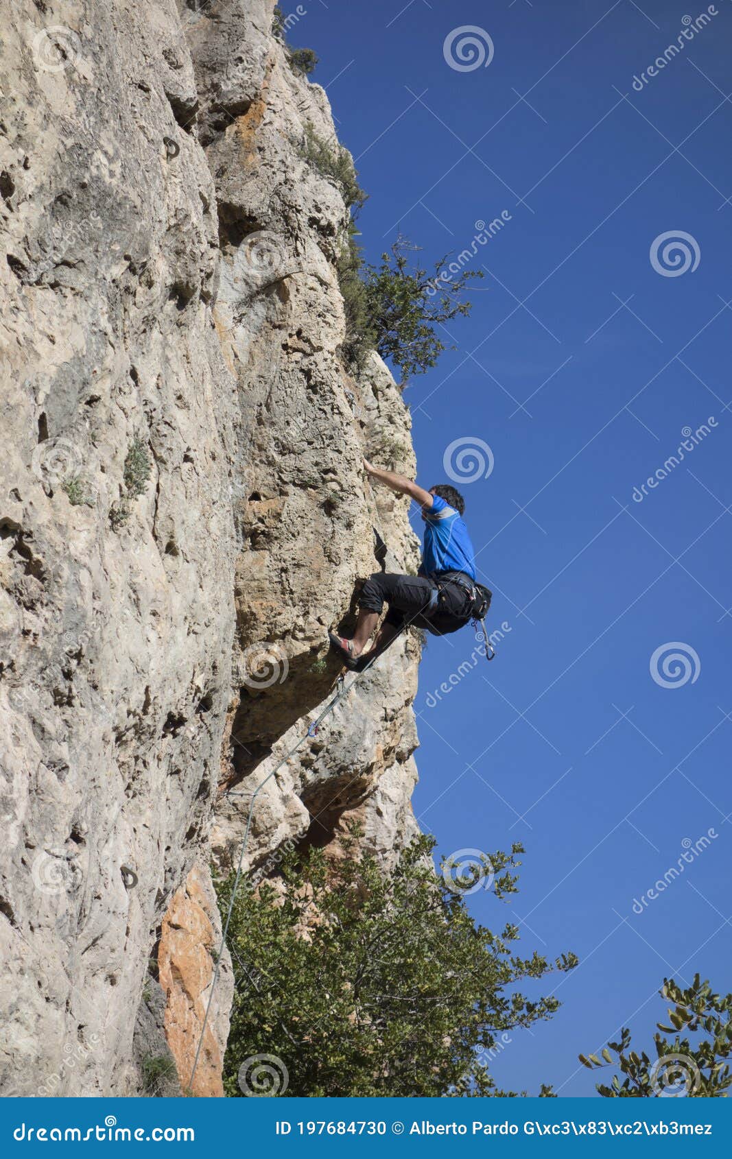 People Practicing Mountain Climbing Outdoors Editorial Image - Image of ...