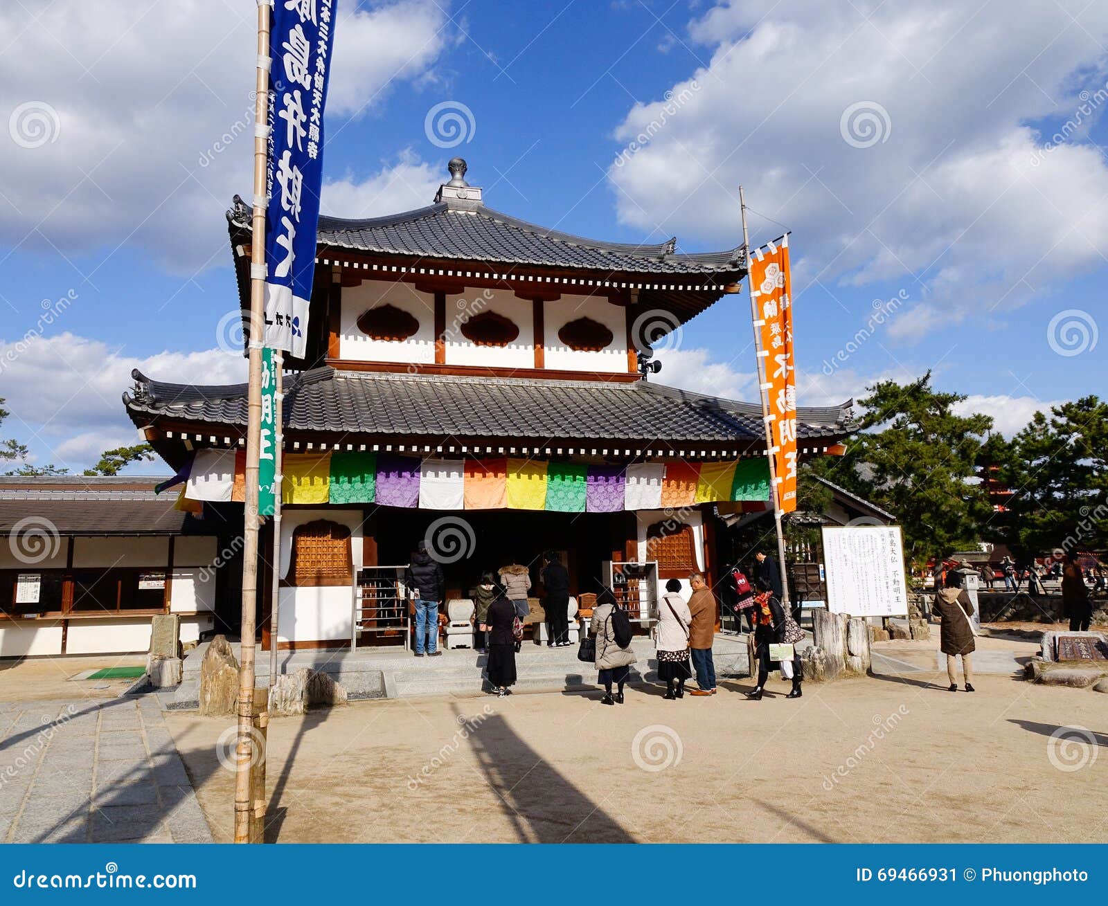 People Praying at the Temple in Maibara, Japan Editorial Photo - Image ...