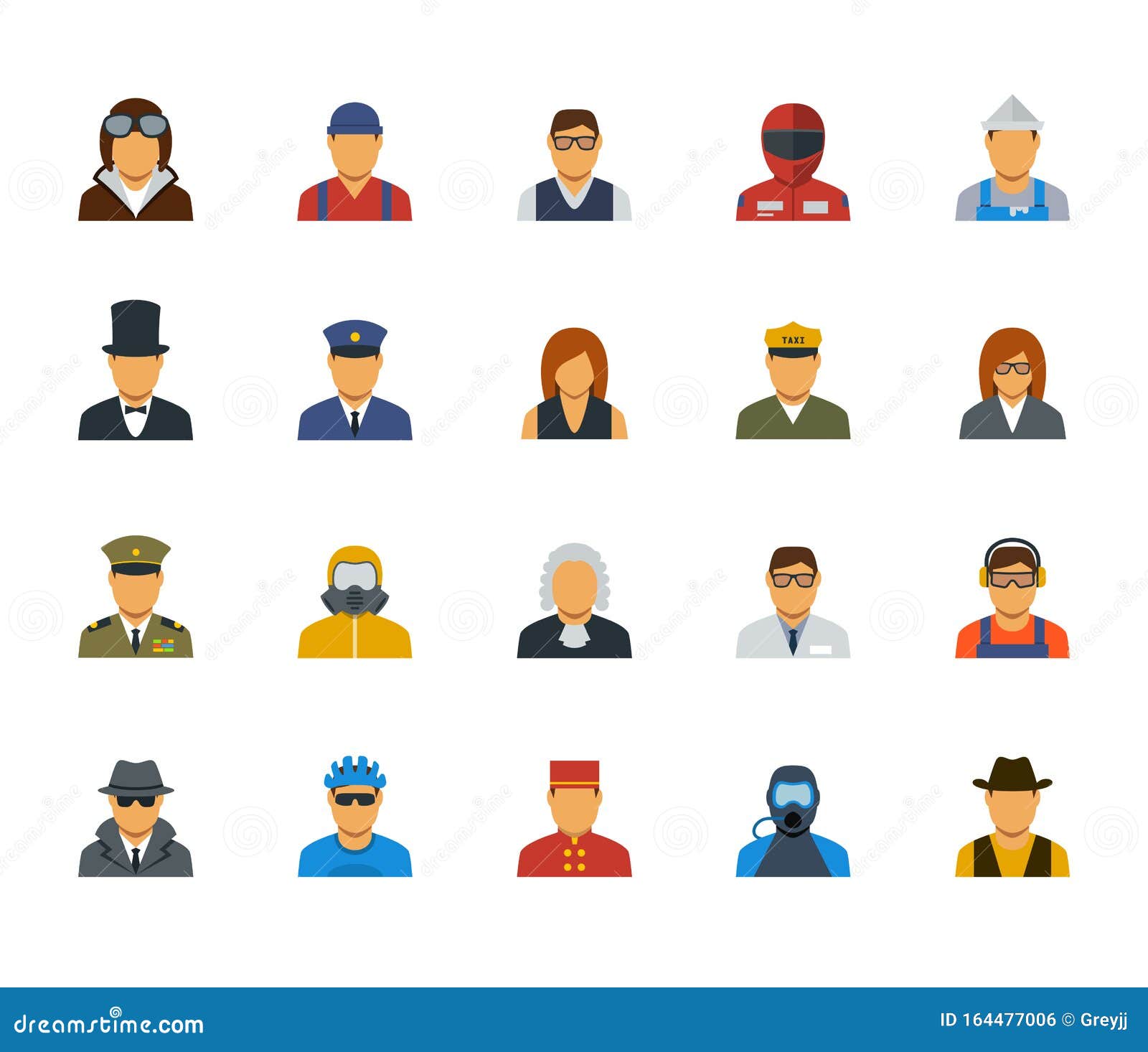 People Professions and Occupations Icons in Flat Design Stock Vector ... People Professions and Occupations Icons in Flat Design Stock Vector ...