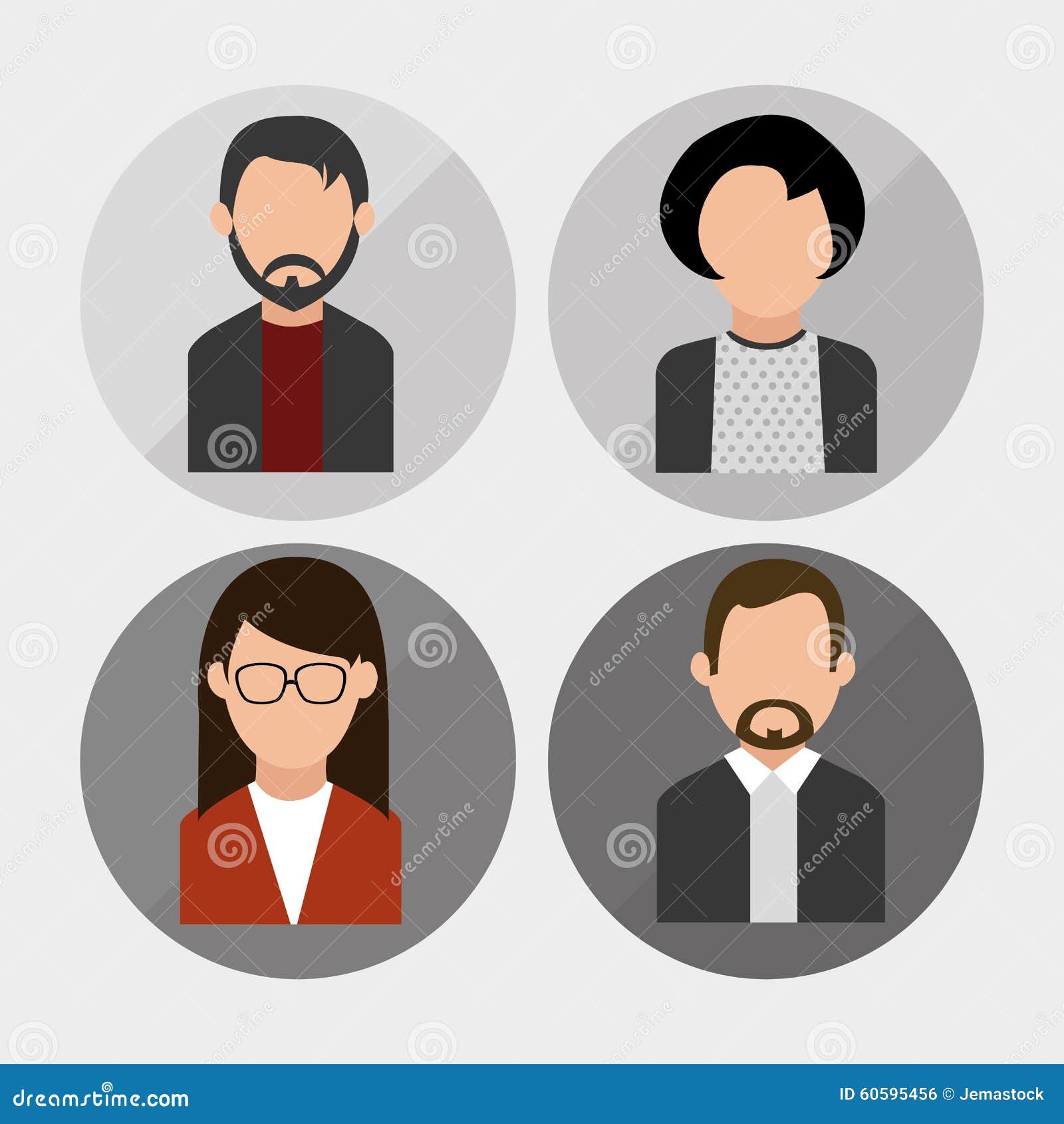 People profile design stock vector. Illustration of design - 60595456