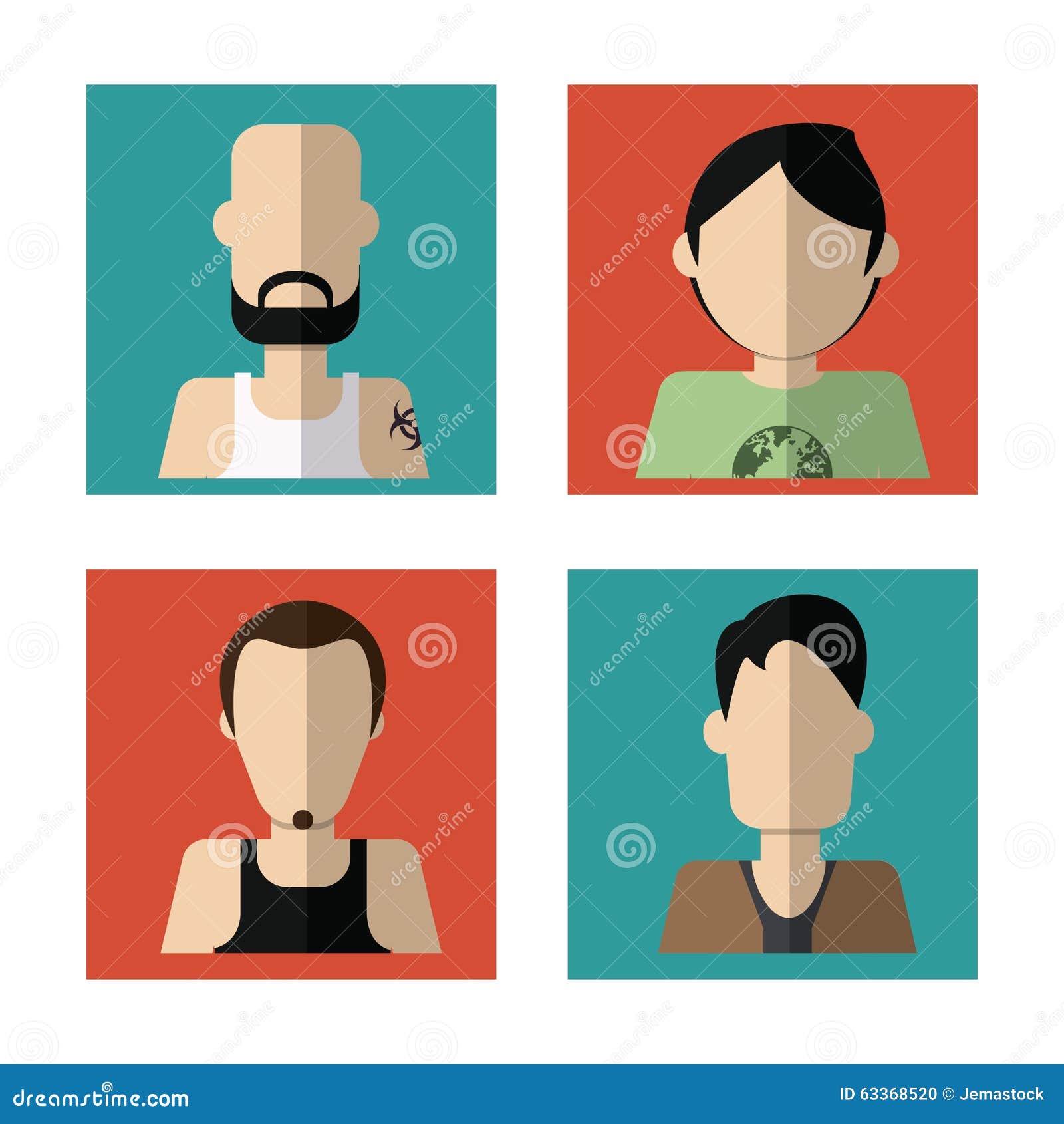 People profile design stock vector. Illustration of user - 63368520