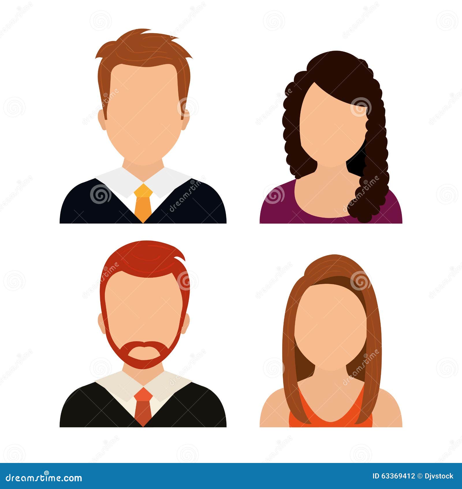 People profile graphic stock vector. Illustration of social - 63369412