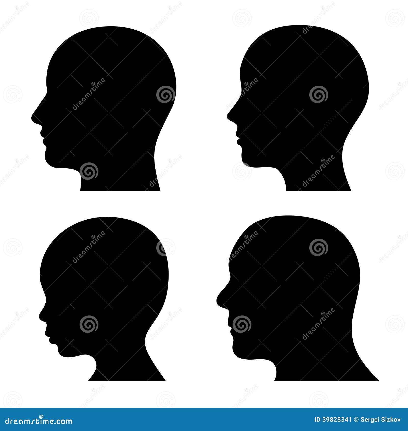 Head Vector Silhouette