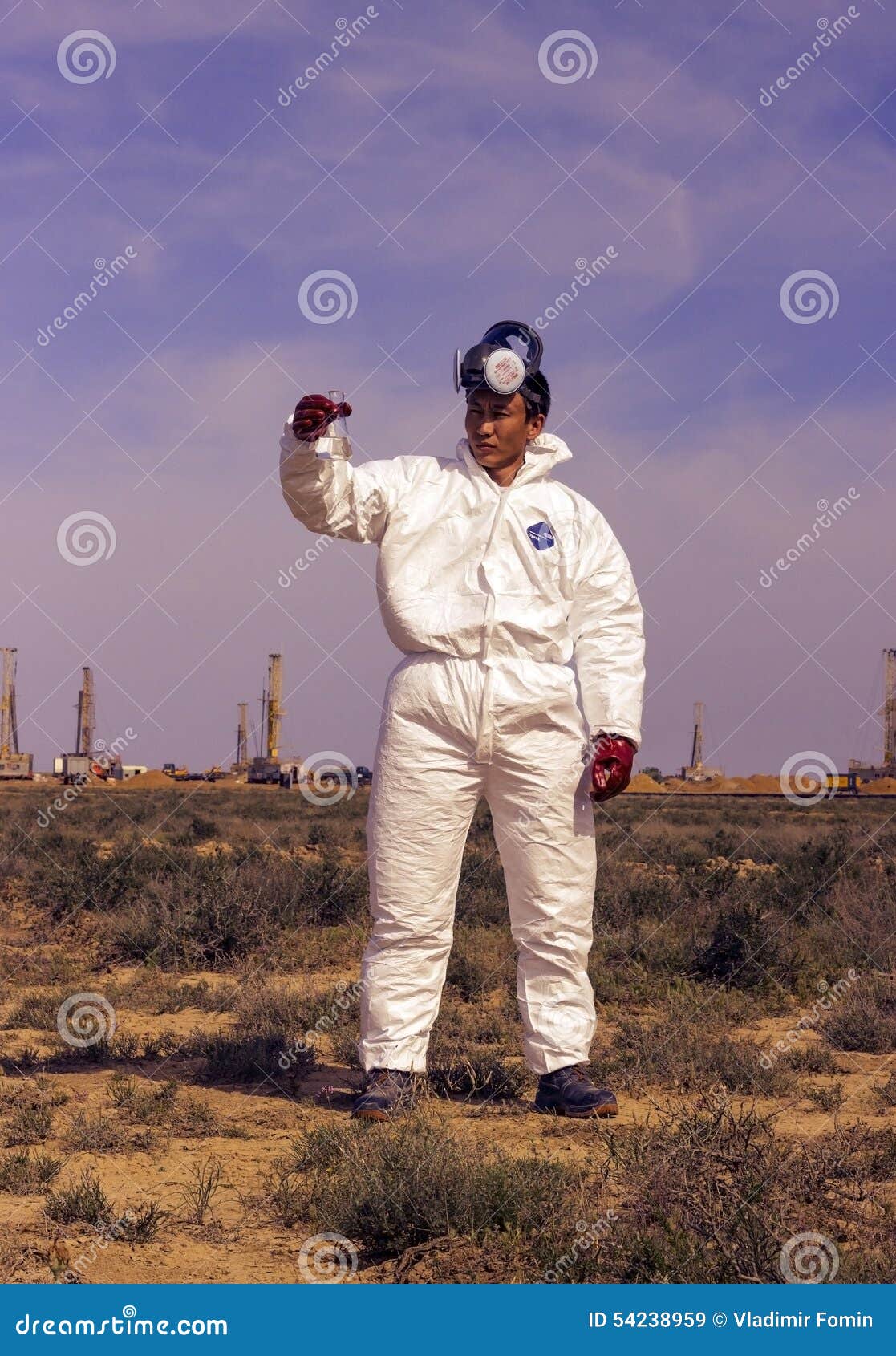 People in Protective Clothing Stock Image - Image of working, fluids ...