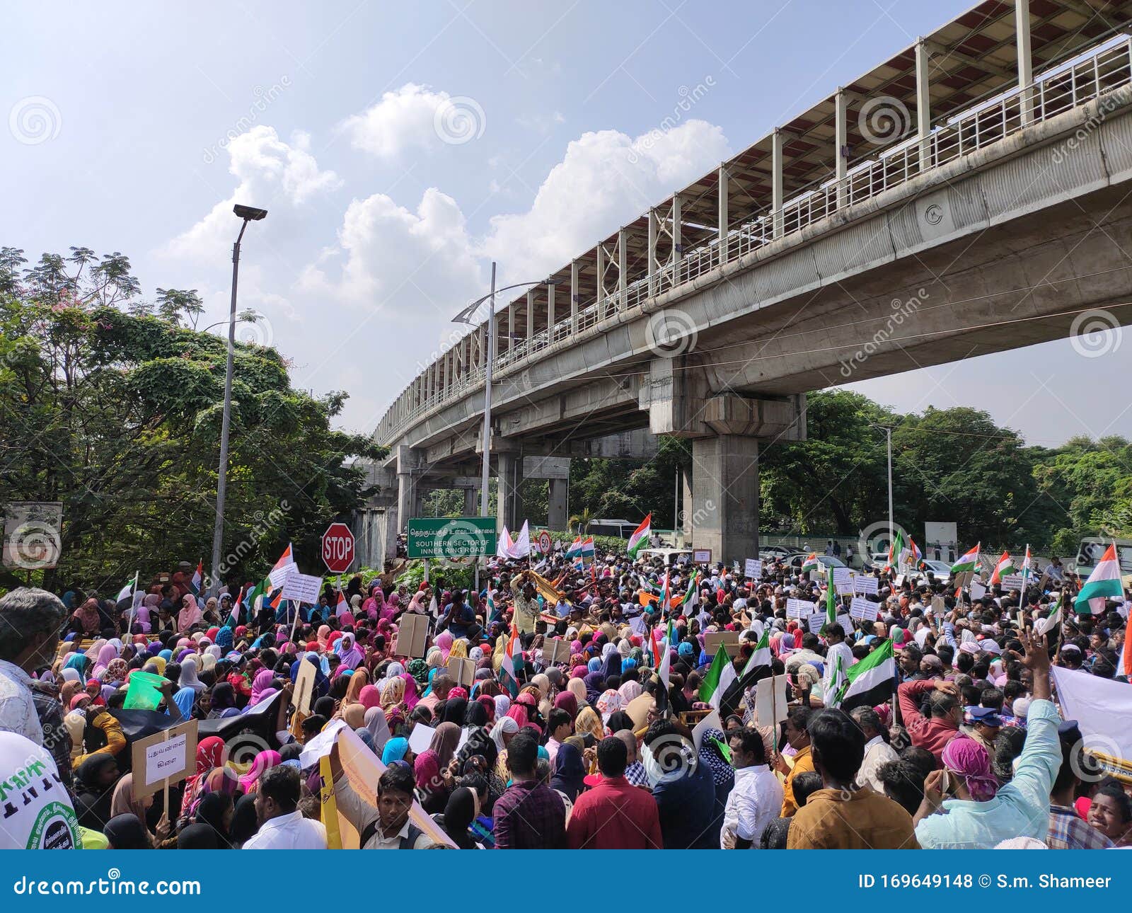 People On A Protest Because Of Heavy Air Pollution Particulate Matter ...
