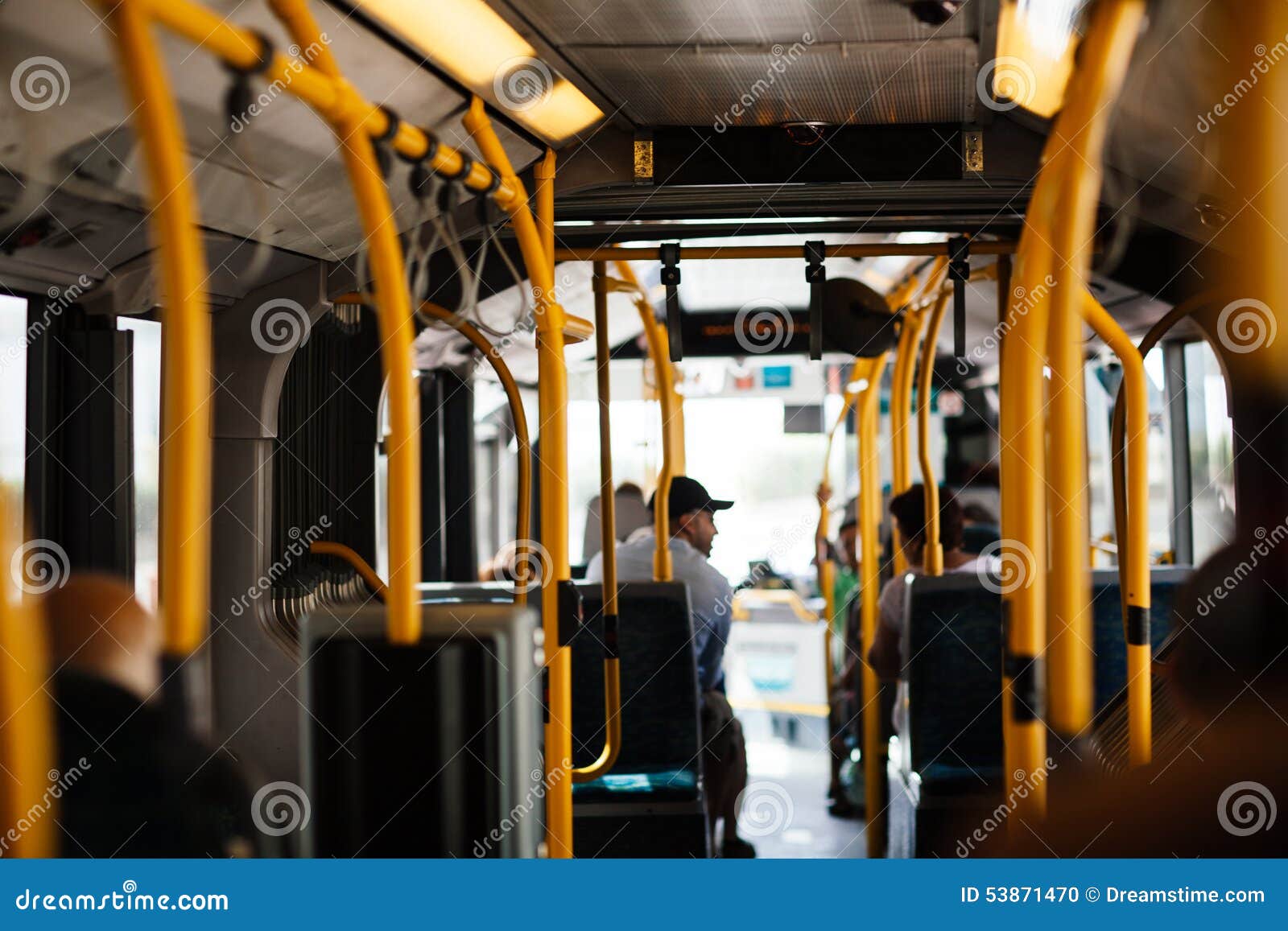 People in the Public Transport Stock Photo - Image of human, motor ...