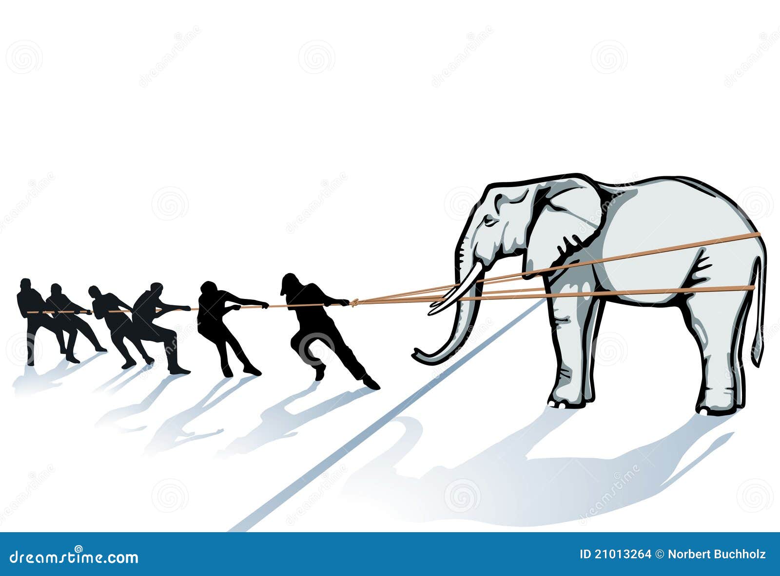 3d People Pulling Rope Stock Photo | CartoonDealer.com #26515188