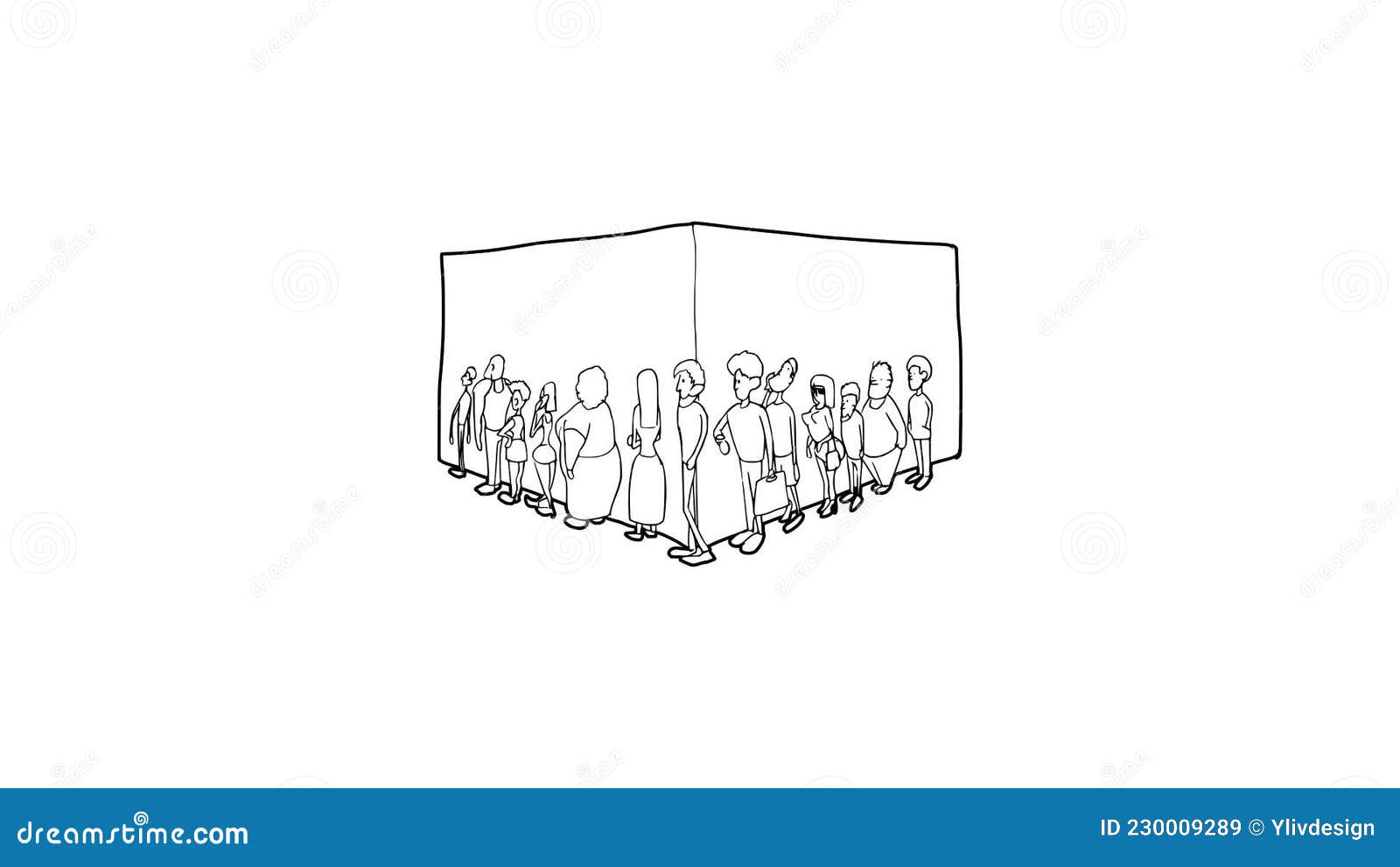 People Queue Icon Animation Stock Video - Video of merchandise ...