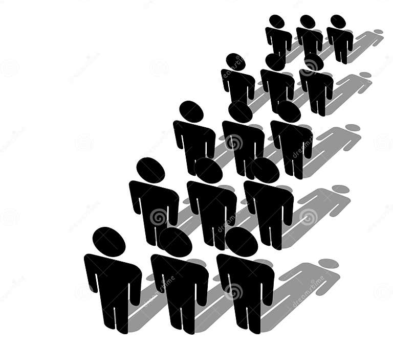 People Queuing stock illustration. Illustration of waiting - 8250655