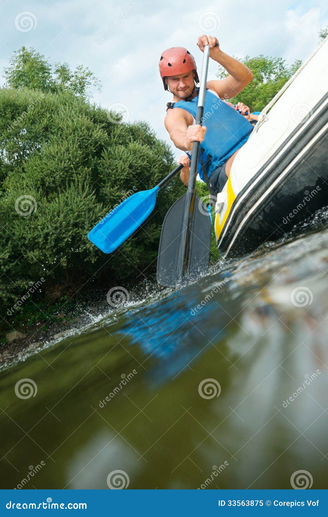 People rafting stock image. Image of carefree, jacket - 33563875