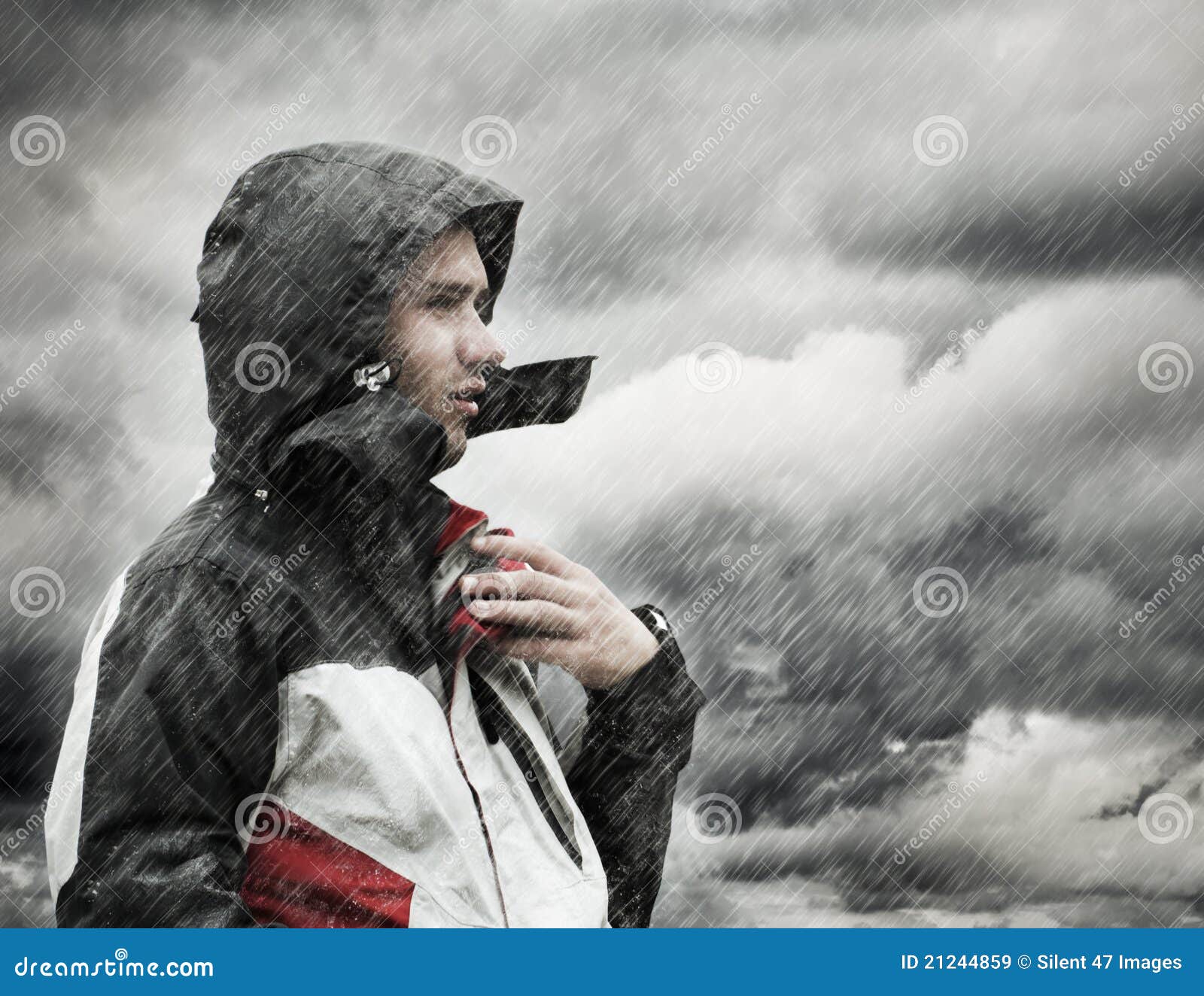 People in the rain stock image. Image of location, active - 21244859