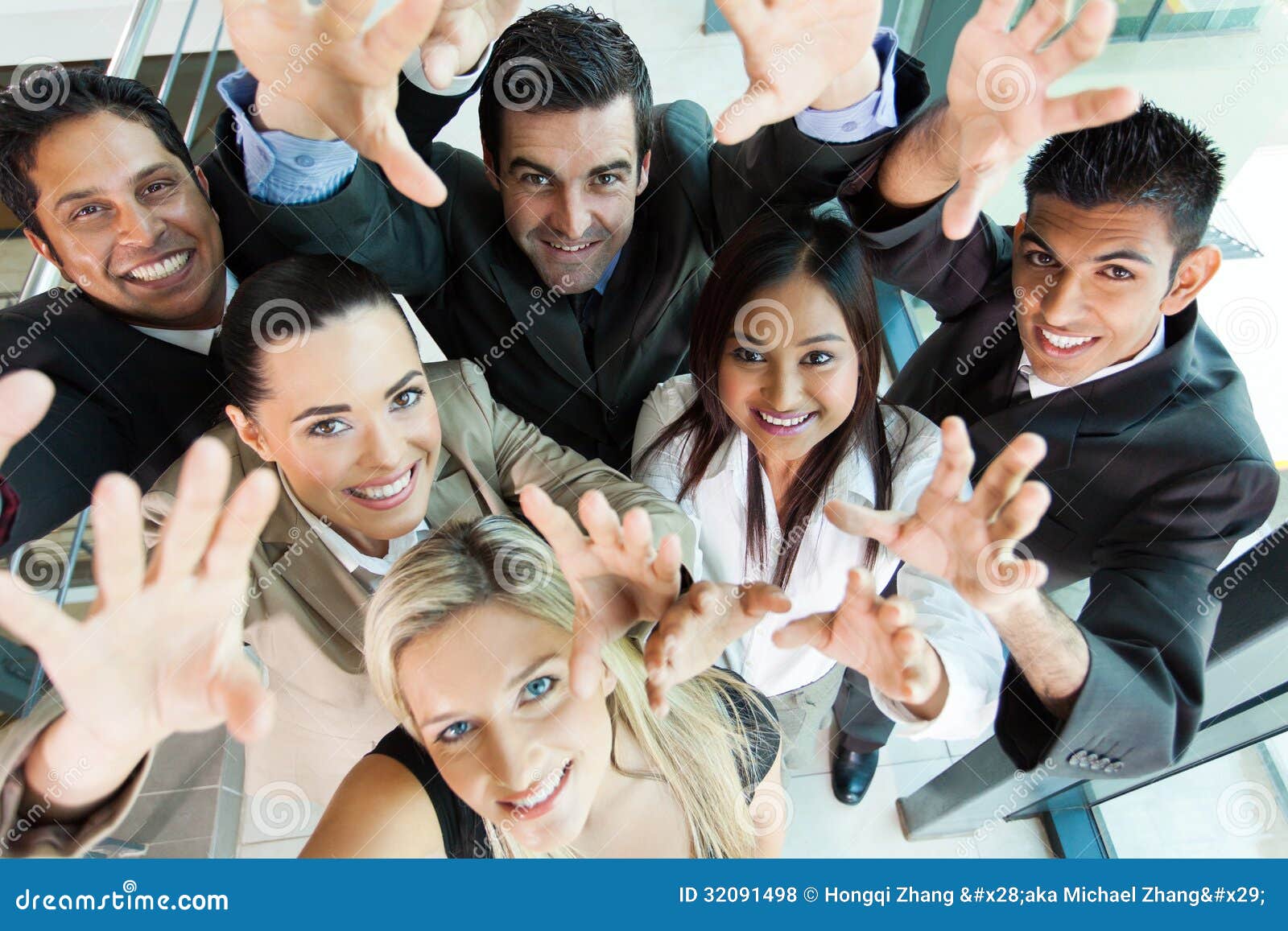 People reach out stock photo. Image of coworkers, diversity - 32091498