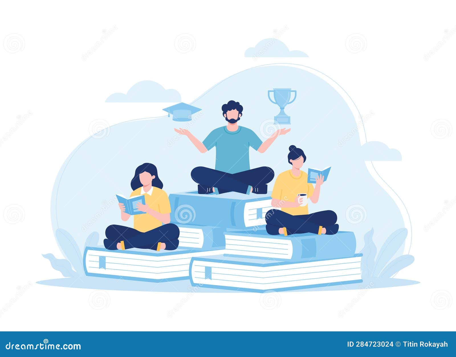 People Read Books, Study, Graduate from Universities Trending Flat ...