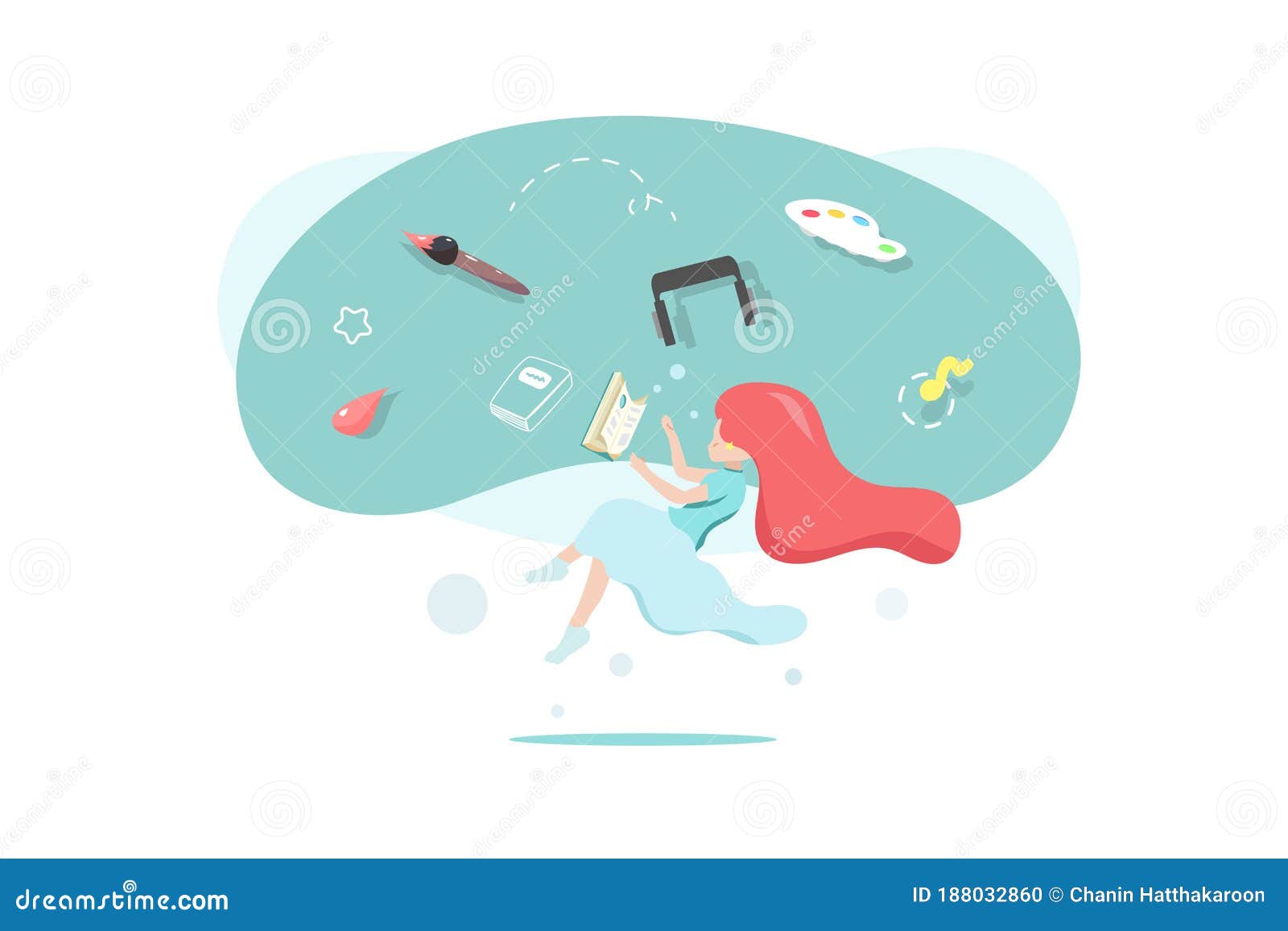 People Reading on Book for Learning and Development, Art Skill Idea ...