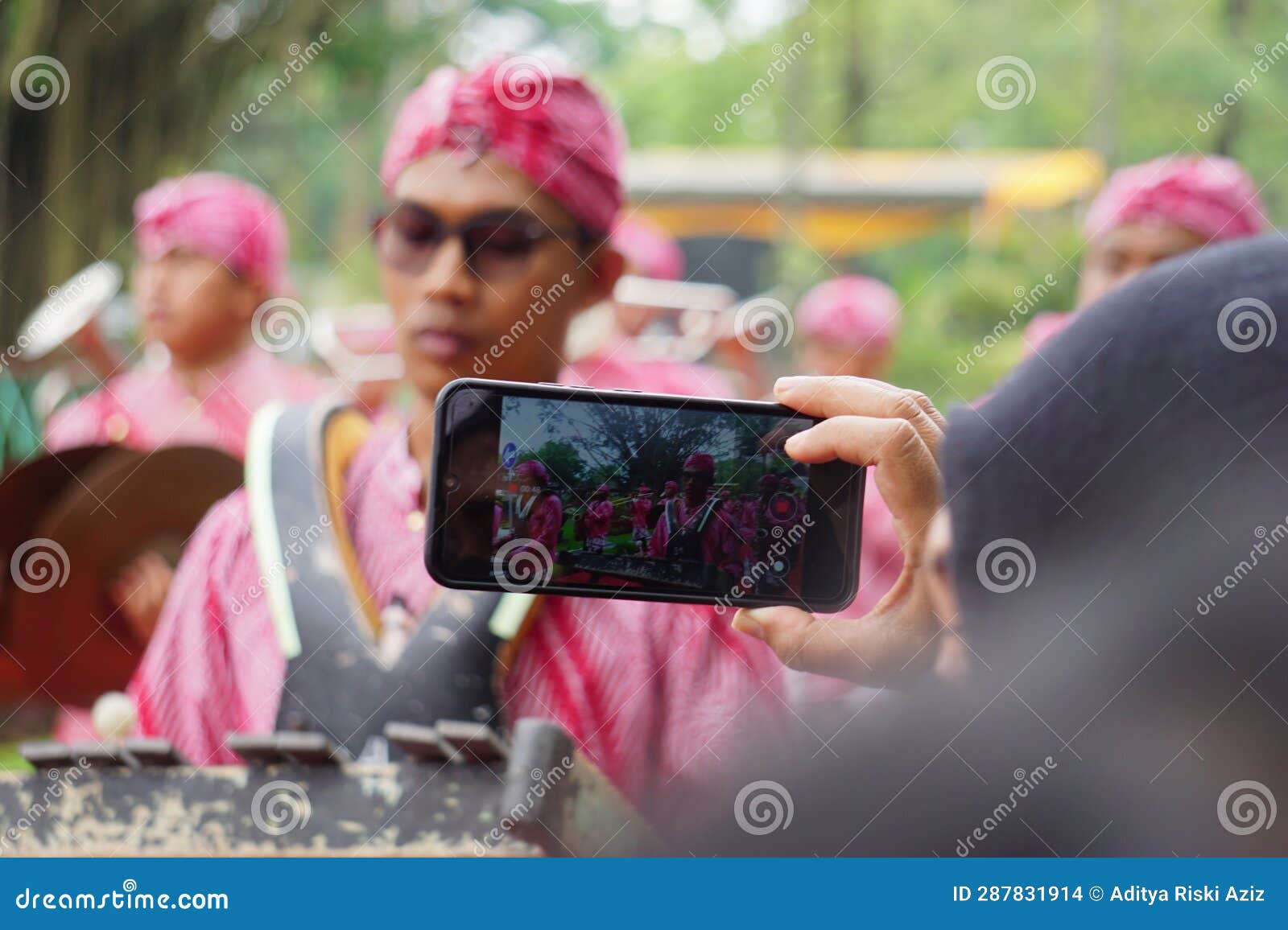 People Recording with Smartphone Editorial Stock Image - Image of ...