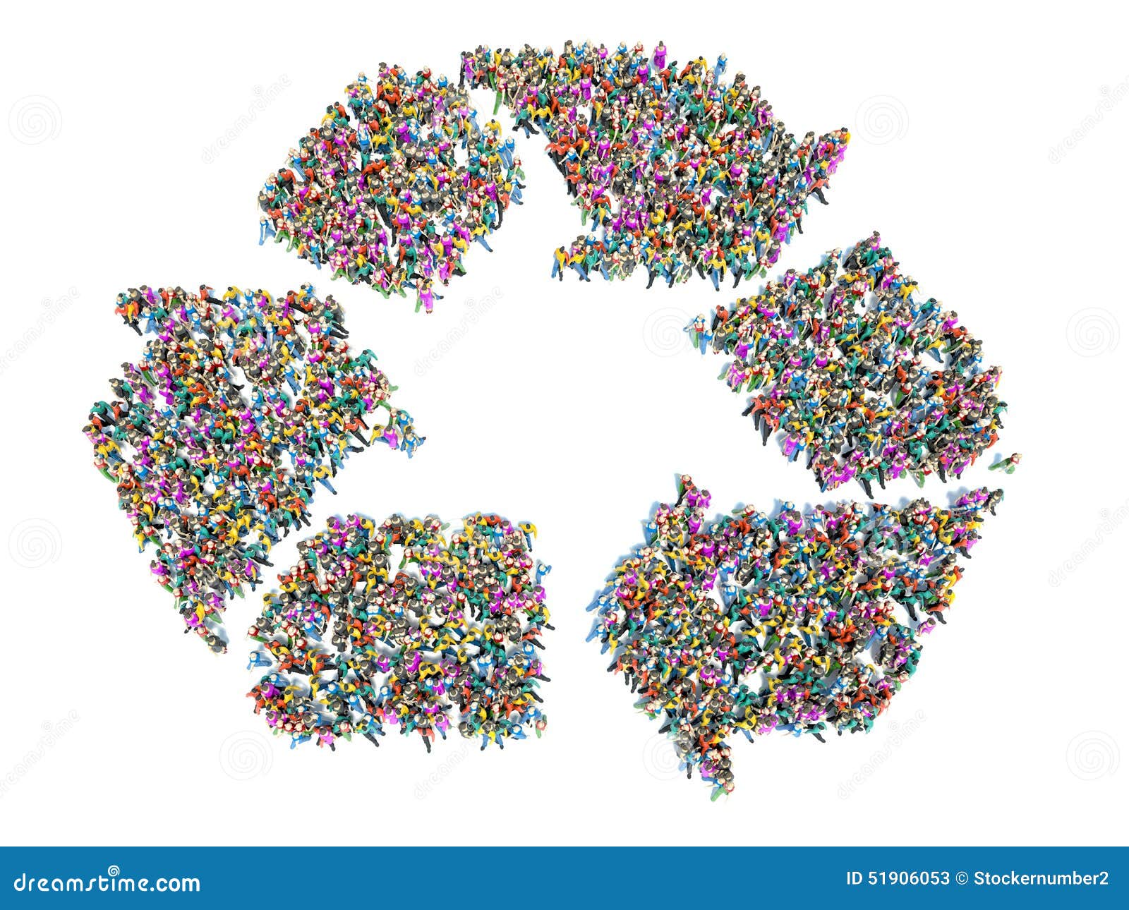 People that Recycle . Large Group of People in the Shape Stock ...