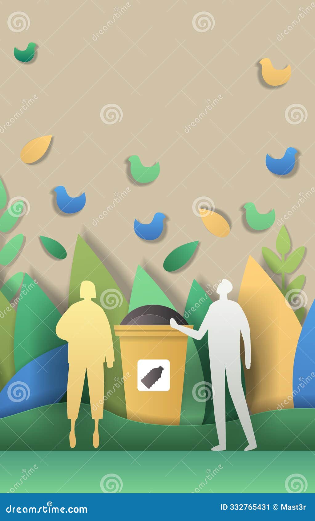 Recycling Plastic Garbage Bin Mobile App Page Onboard Screen Set ... Recycling Plastic Garbage Bin Mobile App Page Onboard Screen Set ...