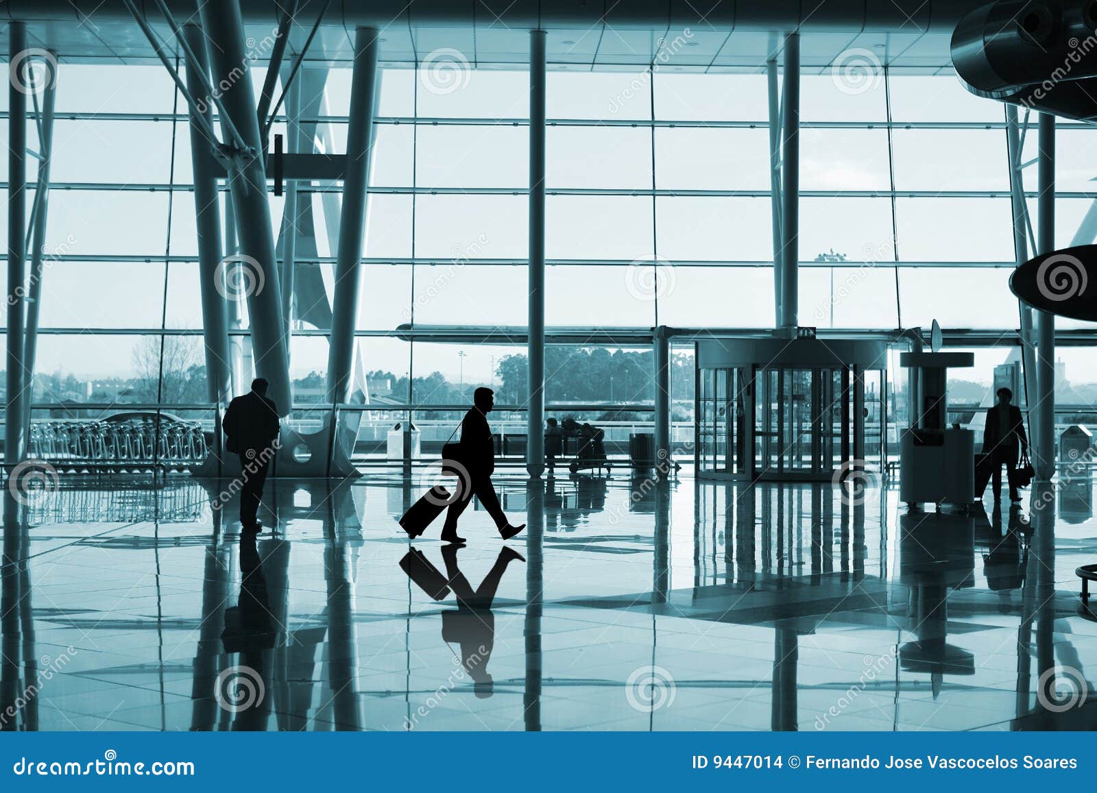 People reflection stock photo. Image of airliner, arrivals - 9447014