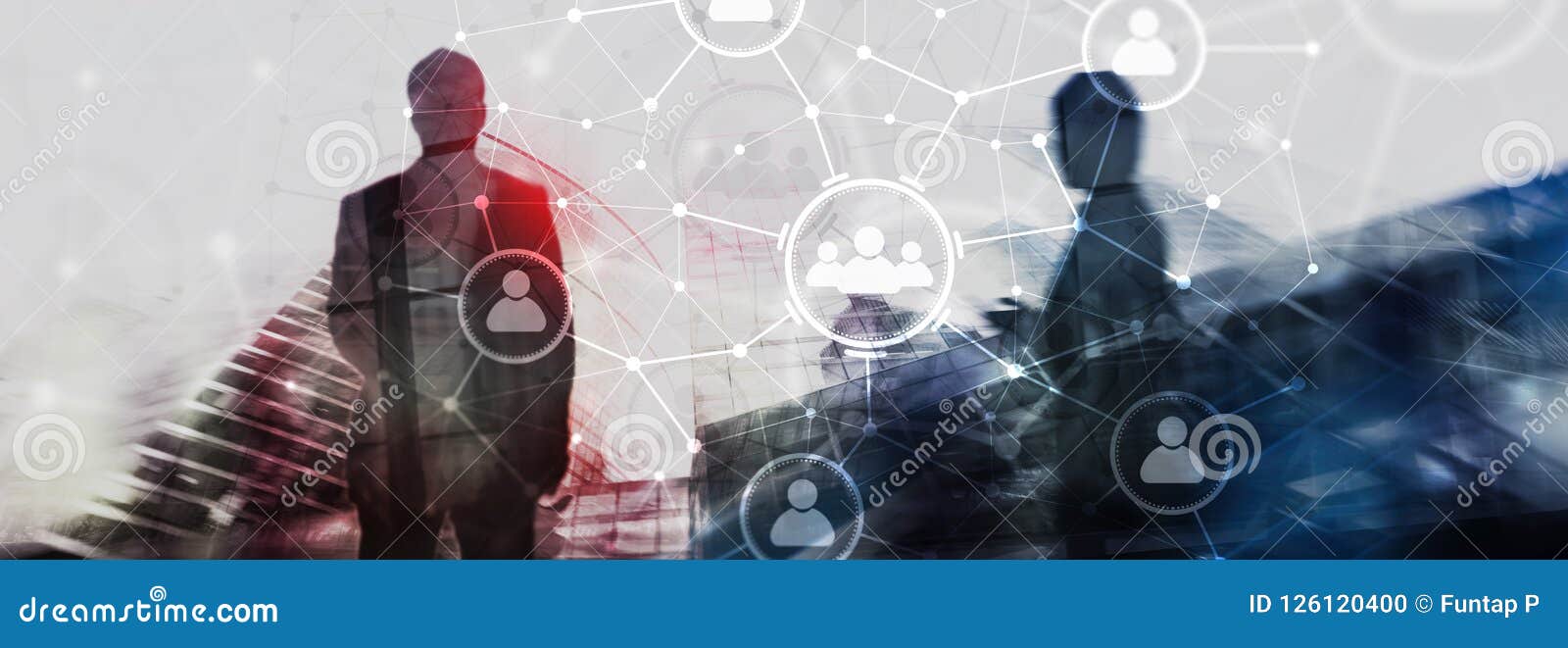 People Relation and Organization Structure. Social Media Stock Photo ...