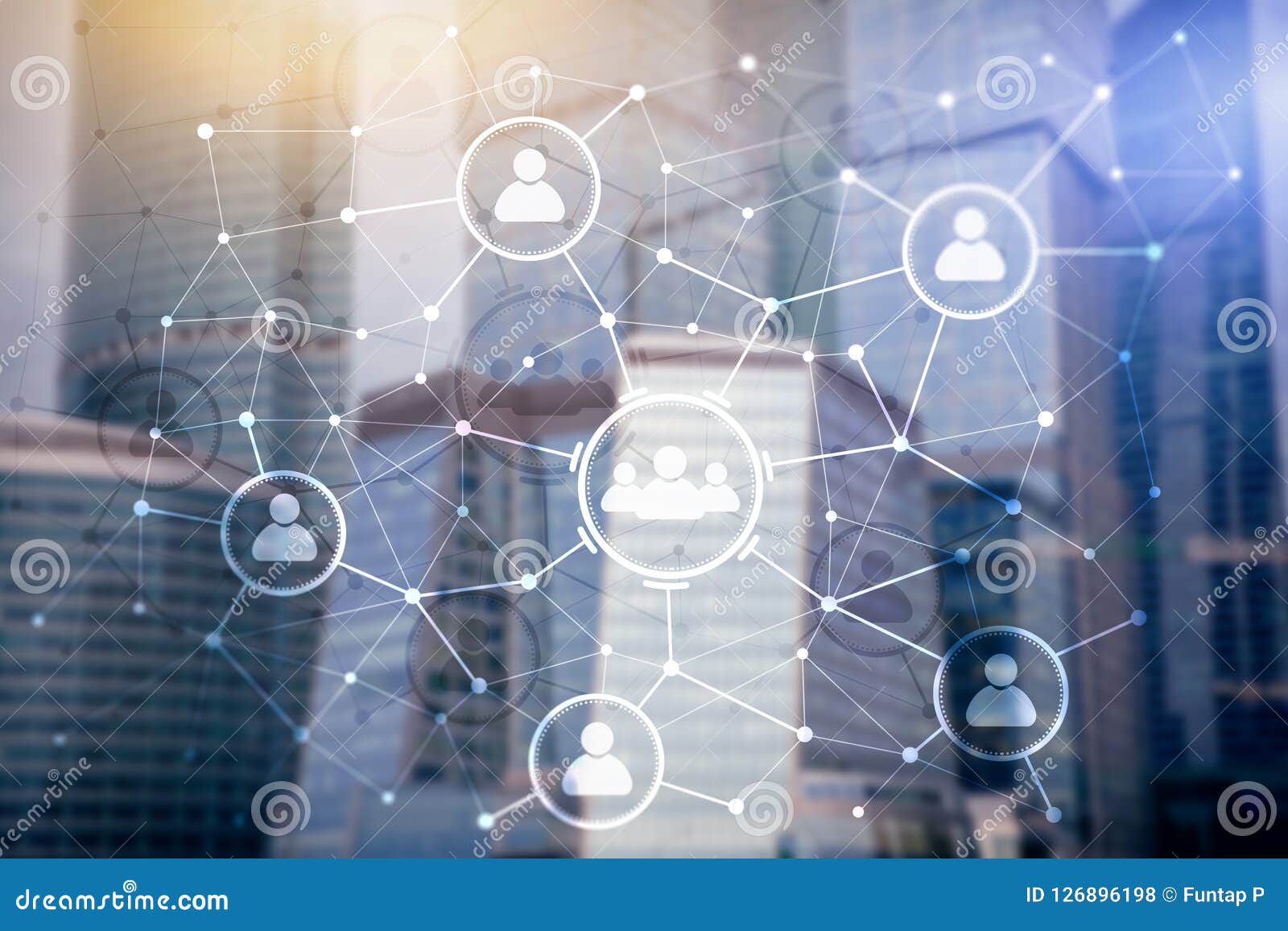 People Relation and Organization Structure. Social Media Stock ...