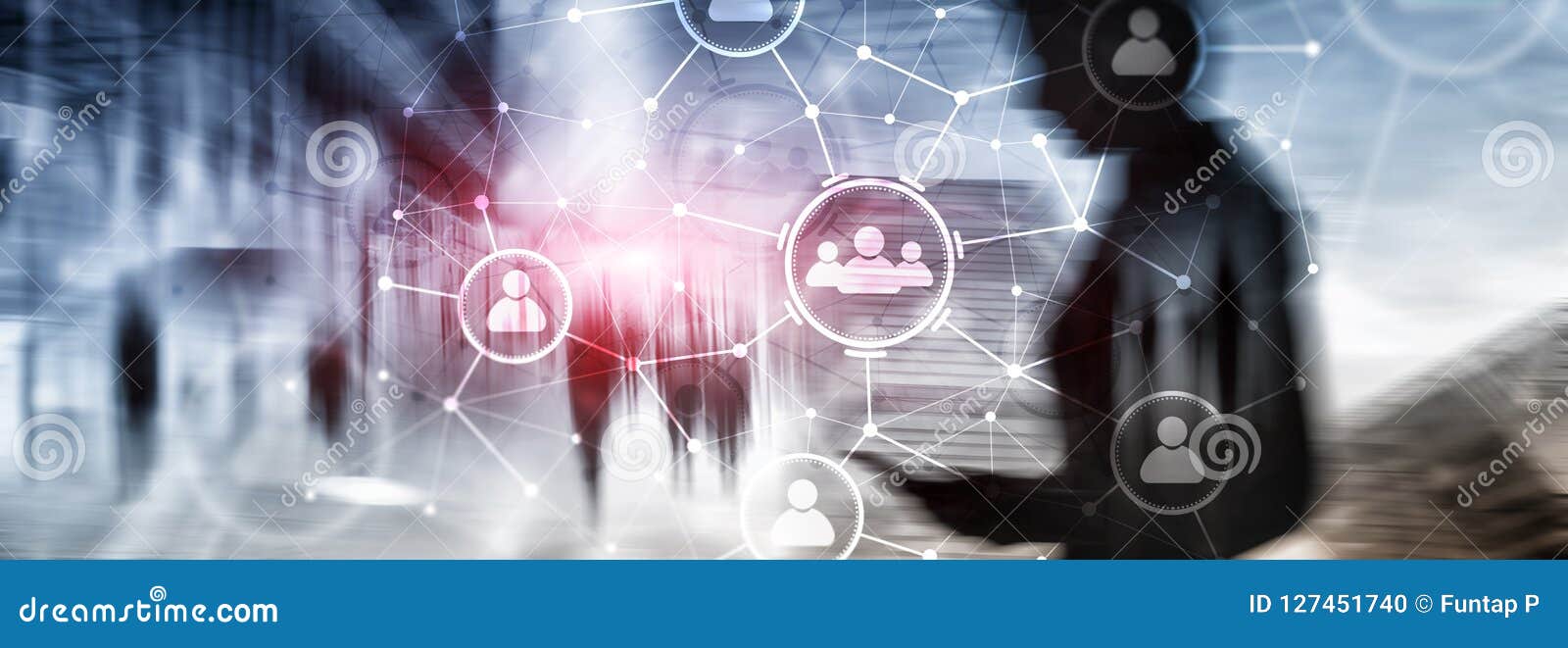 People Relation and Organization Structure. Social Media Stock Photo ...