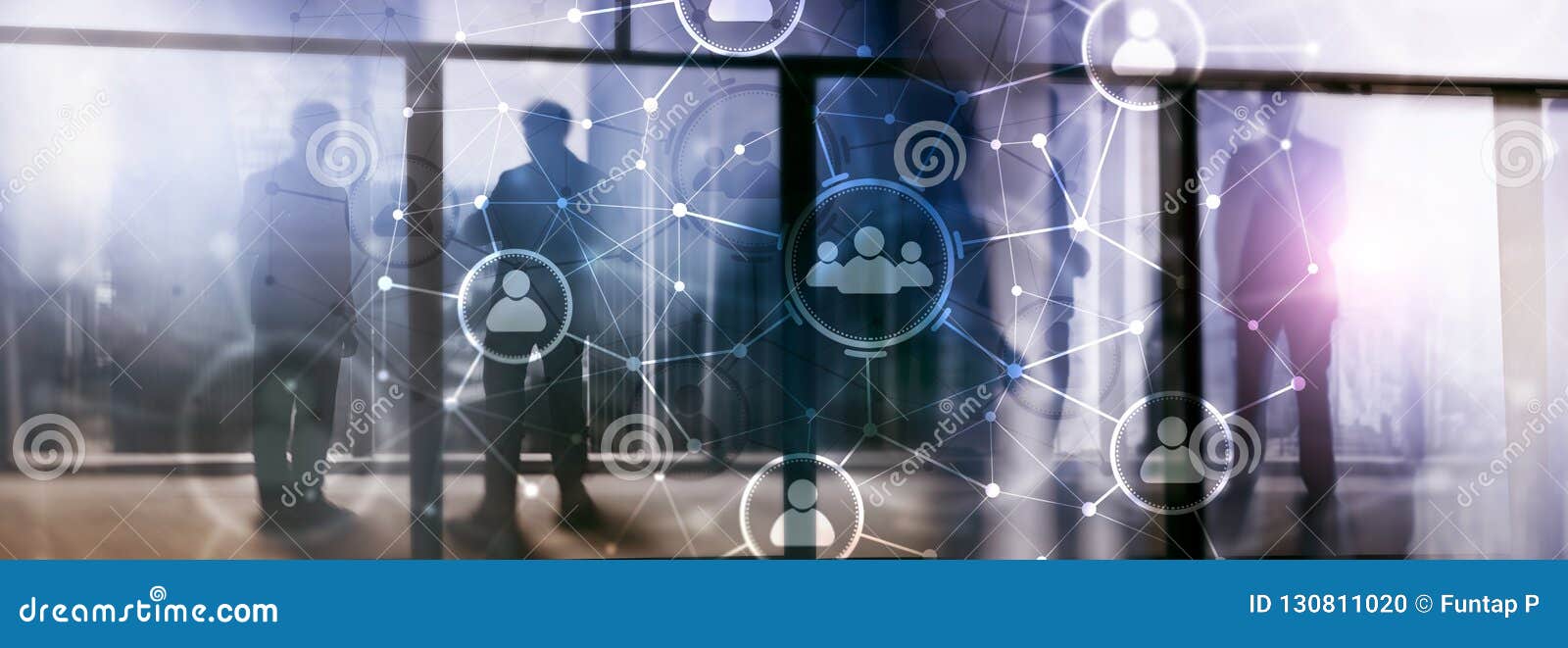 People Relation and Organization Structure. Social Media Stock Photo ...