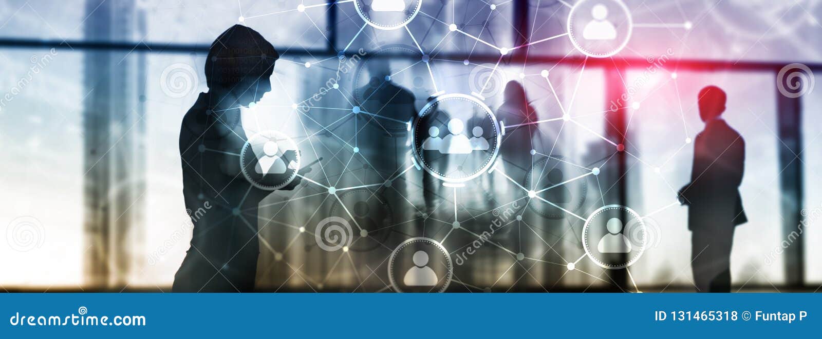 People Relation And Organization Structure. Social Media. Business And ...