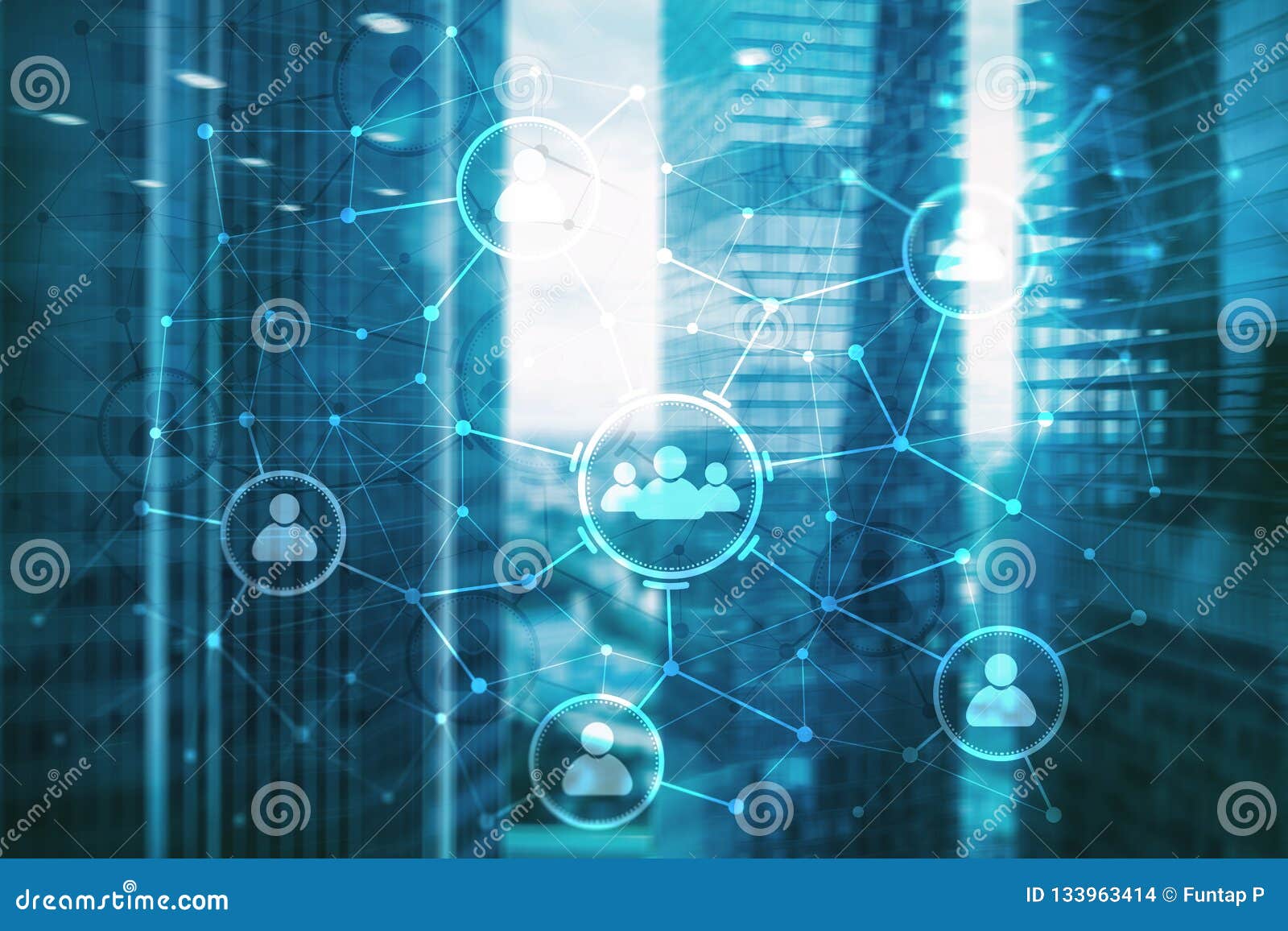 People Relation And Organization Structure. Social Media. Business And ...