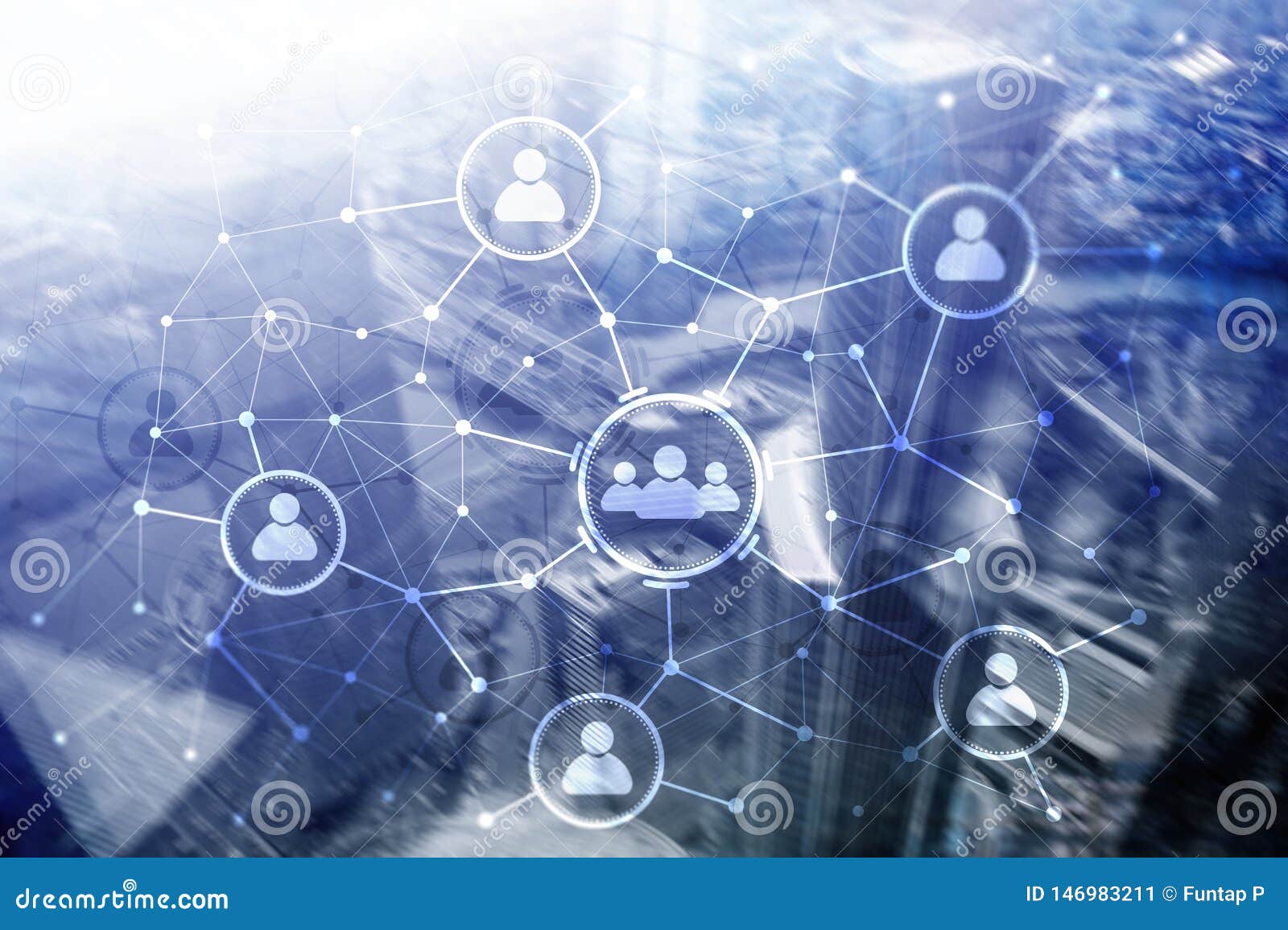 People Relation and Organization Structure. Social Media Stock ...