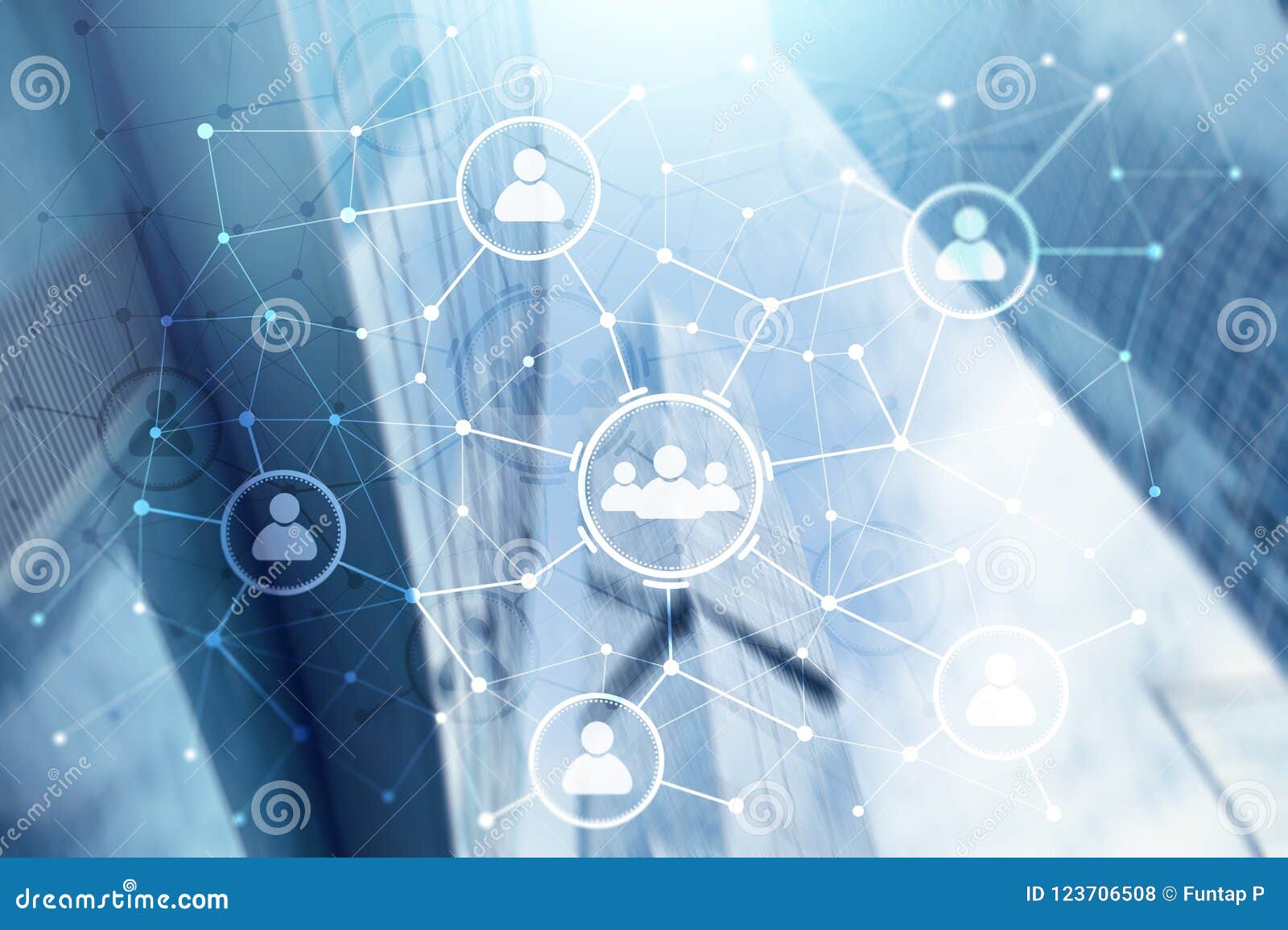 People Relation And Organization Structure. Social Media. Business And ...