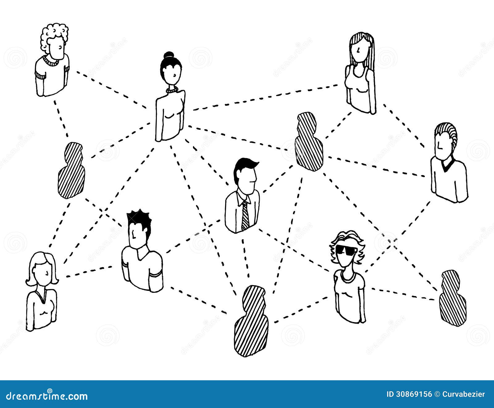 People relations stock illustration. Illustration of communication ...