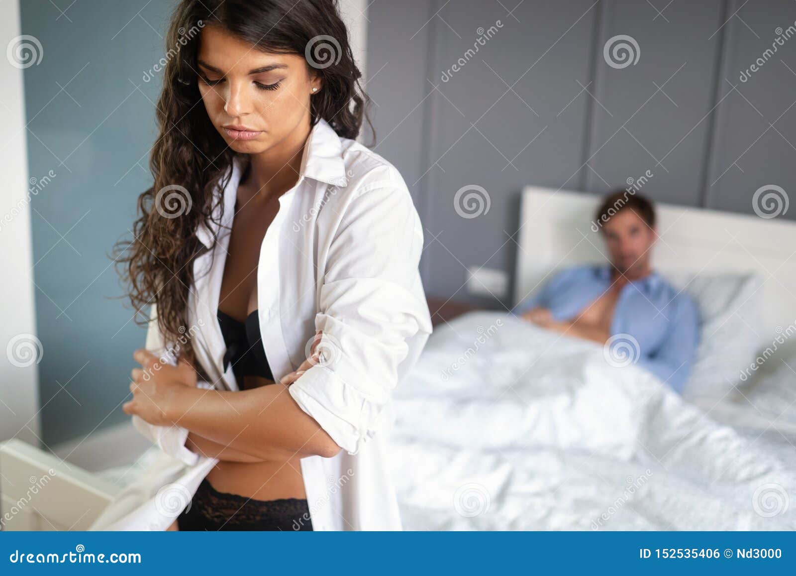 People Relationship Difficulties Conflict Concept Unhappy Couple