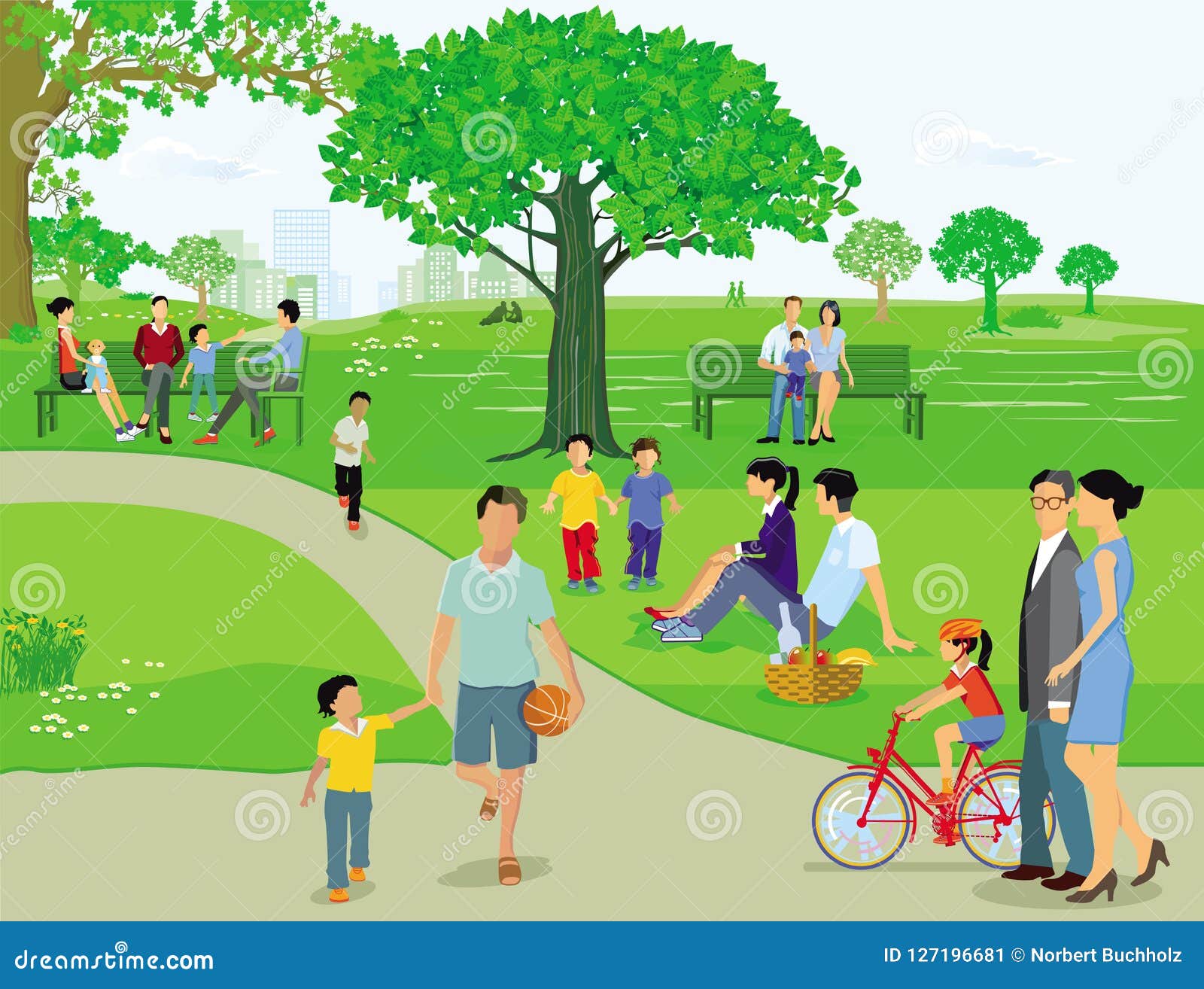 People Relax At Home. Vector Cartoon Flat Illustration. | CartoonDealer ...