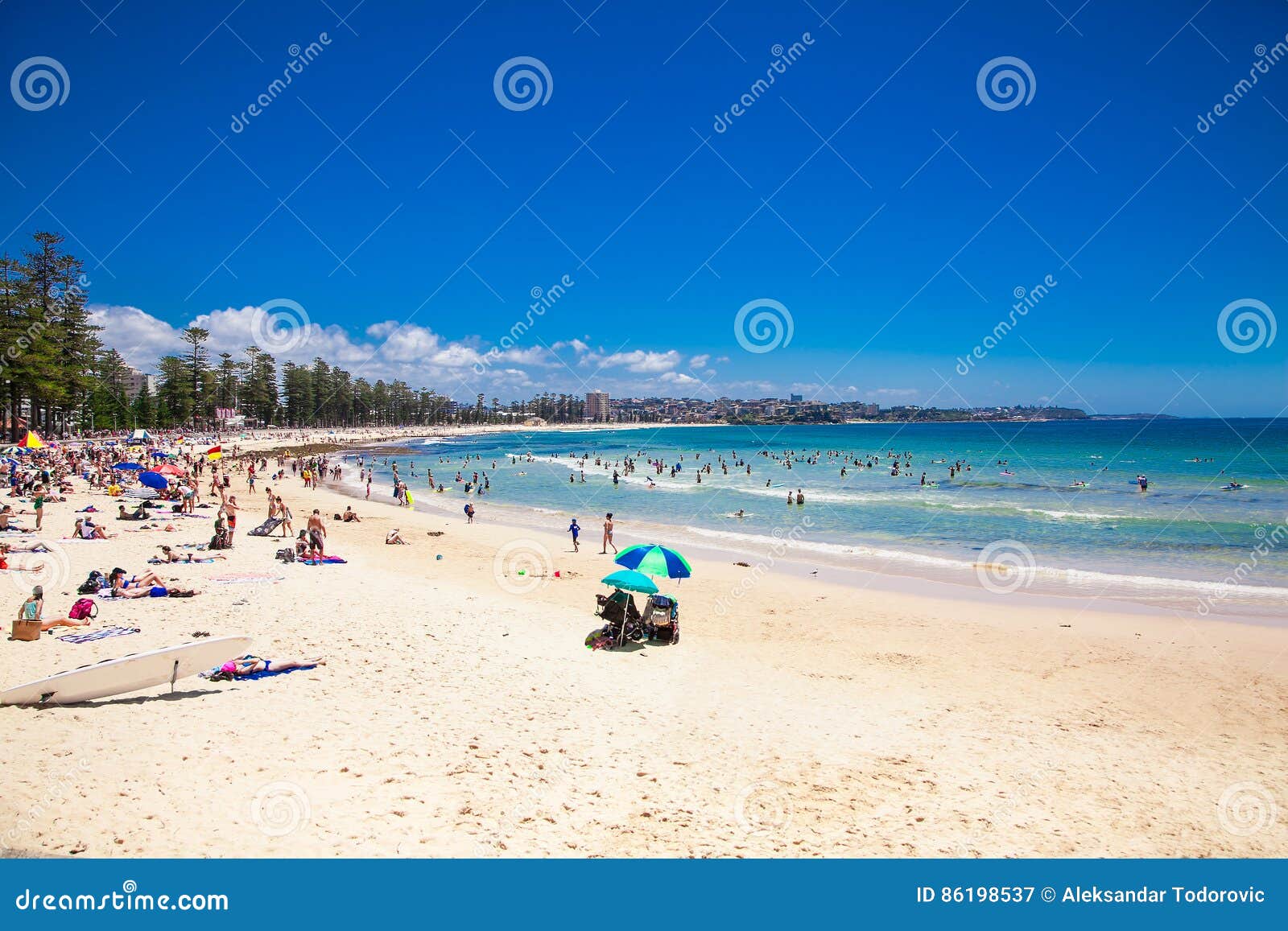 People Relaxing at Manly Beach in Sydney, Australia. Editorial ...