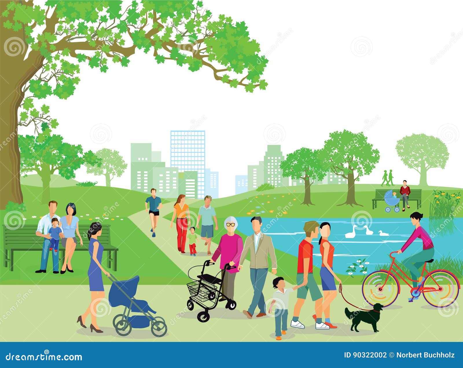 People Relaxing On Beach, Set Of Body Positive Cartoon Characters ...