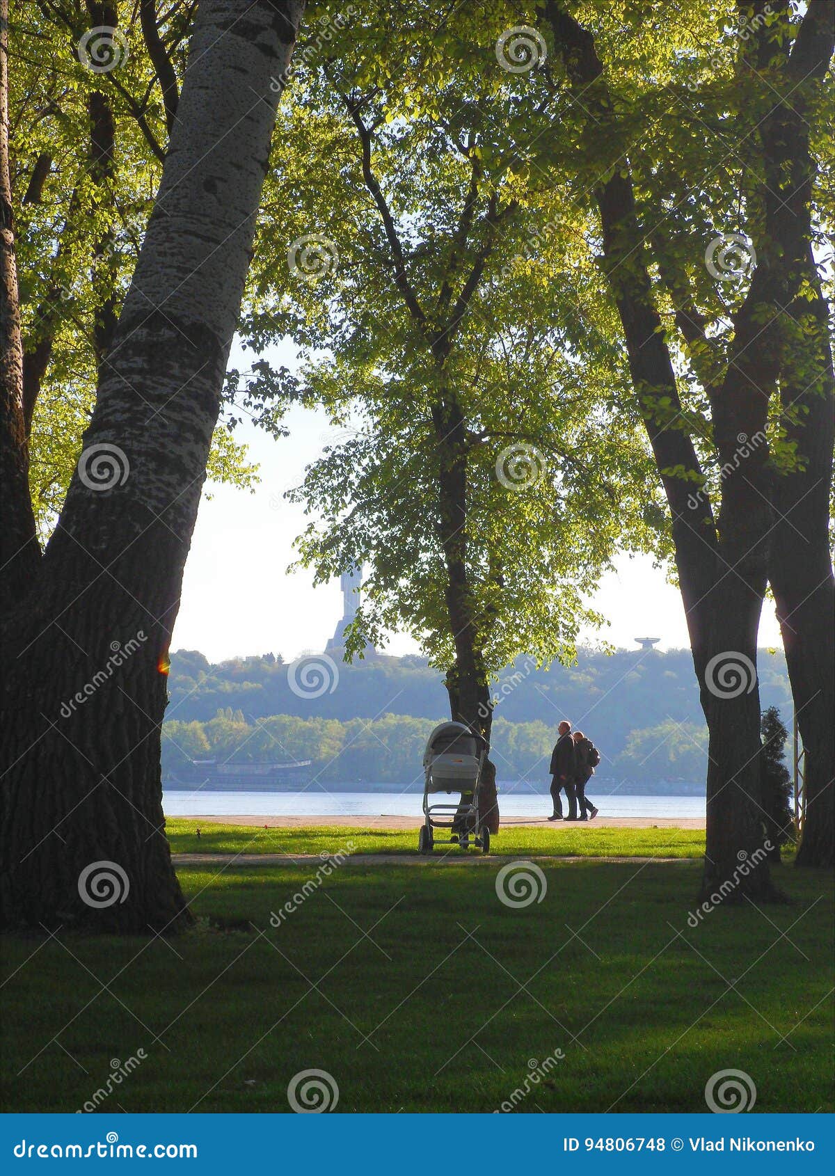 People Rest on the Nature in the Park, Kiev, Summer 2017 Editorial ...