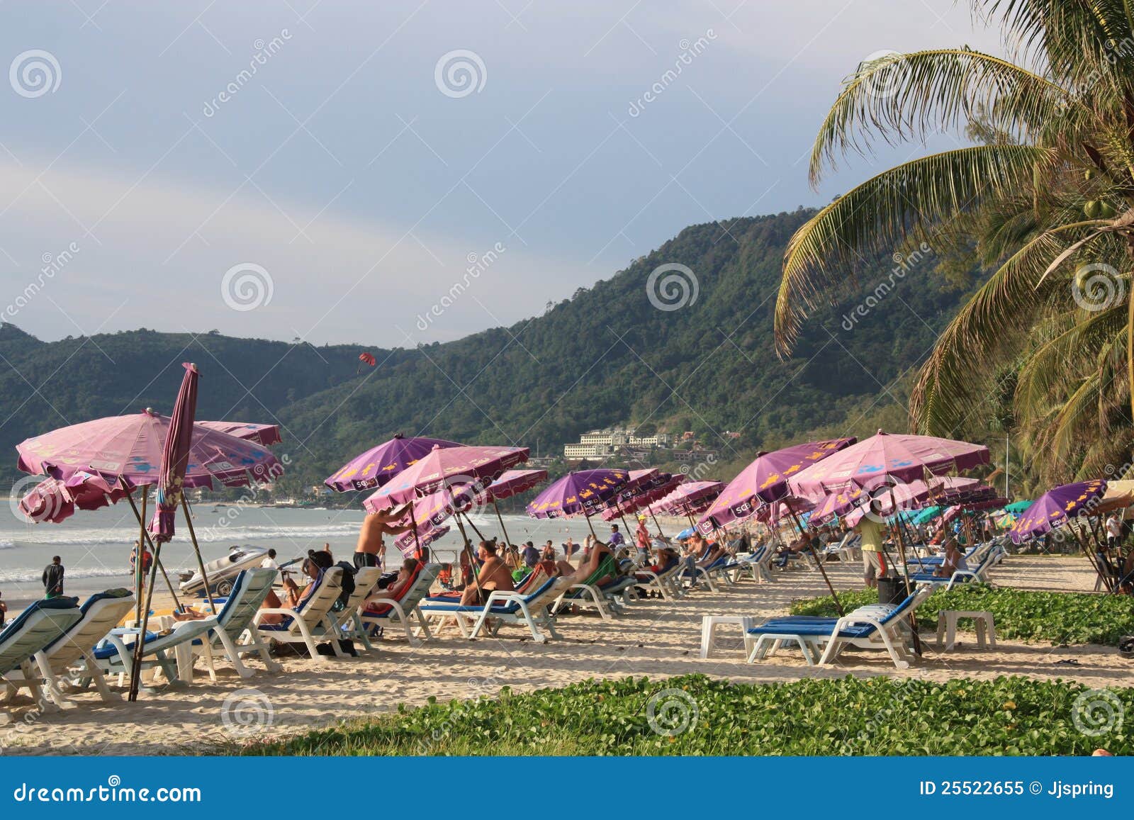 People Rest at the Tropical Beach Editorial Image - Image of ...