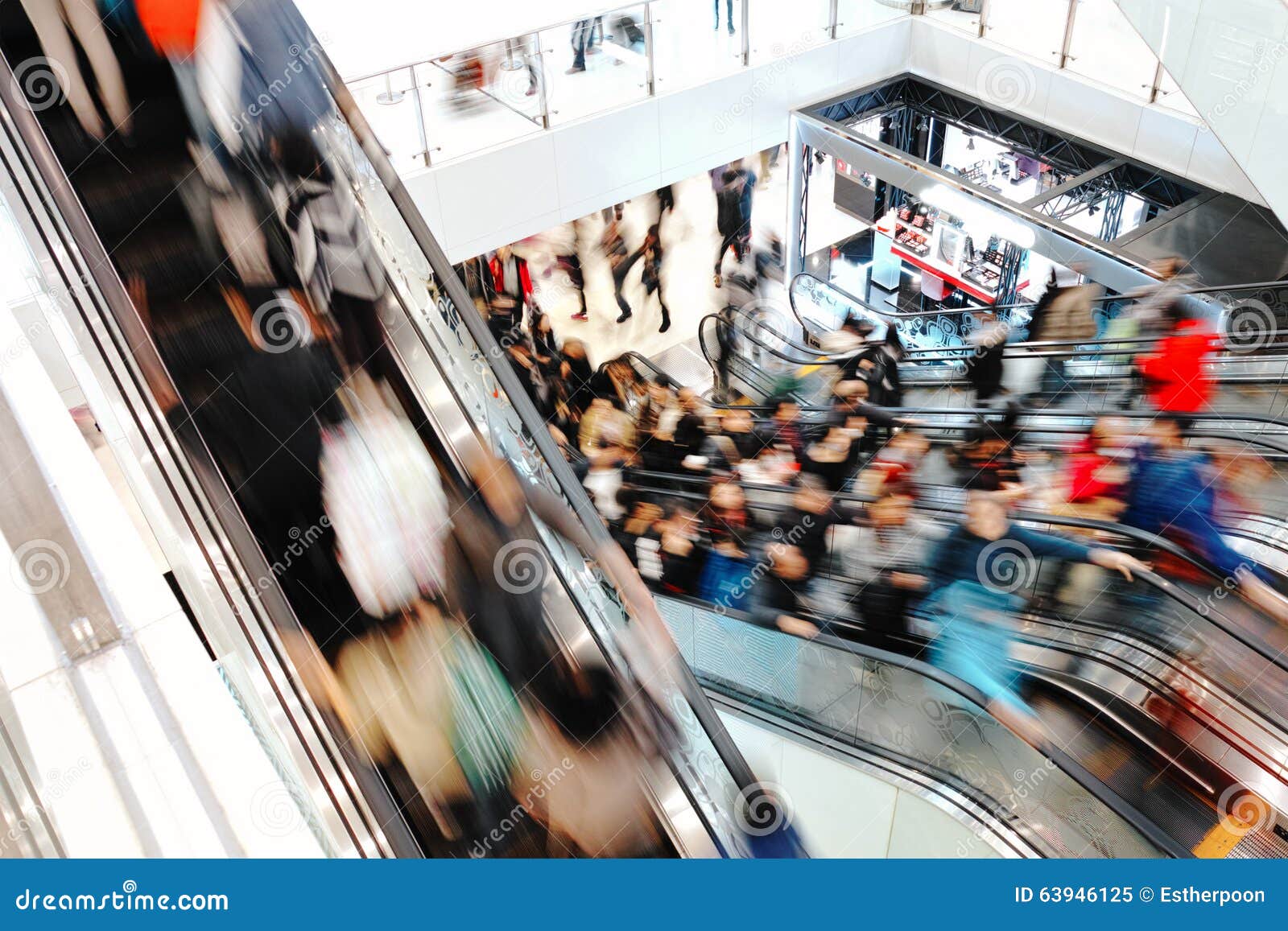 People at Retail Shopping Mall Stock Image - Image of individual ...