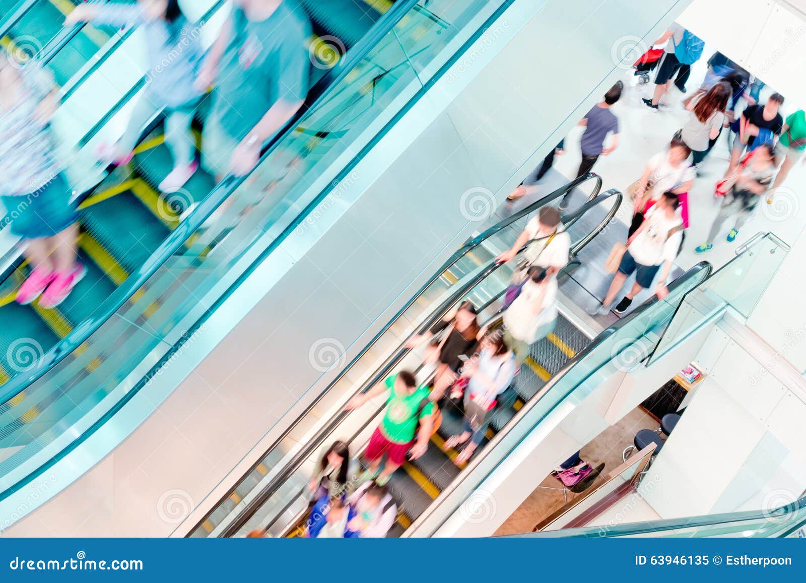 People at Retail Shopping Mall Stock Image - Image of city, motion ...