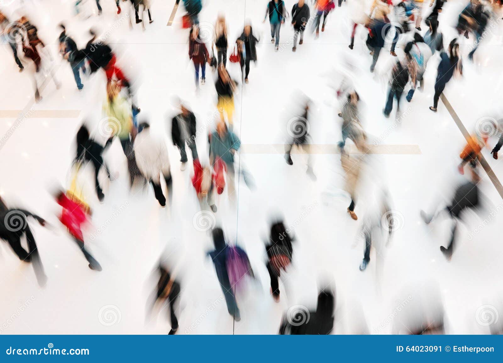 People at Retail Shopping Mall Stock Image - Image of floor, asia: 64023091