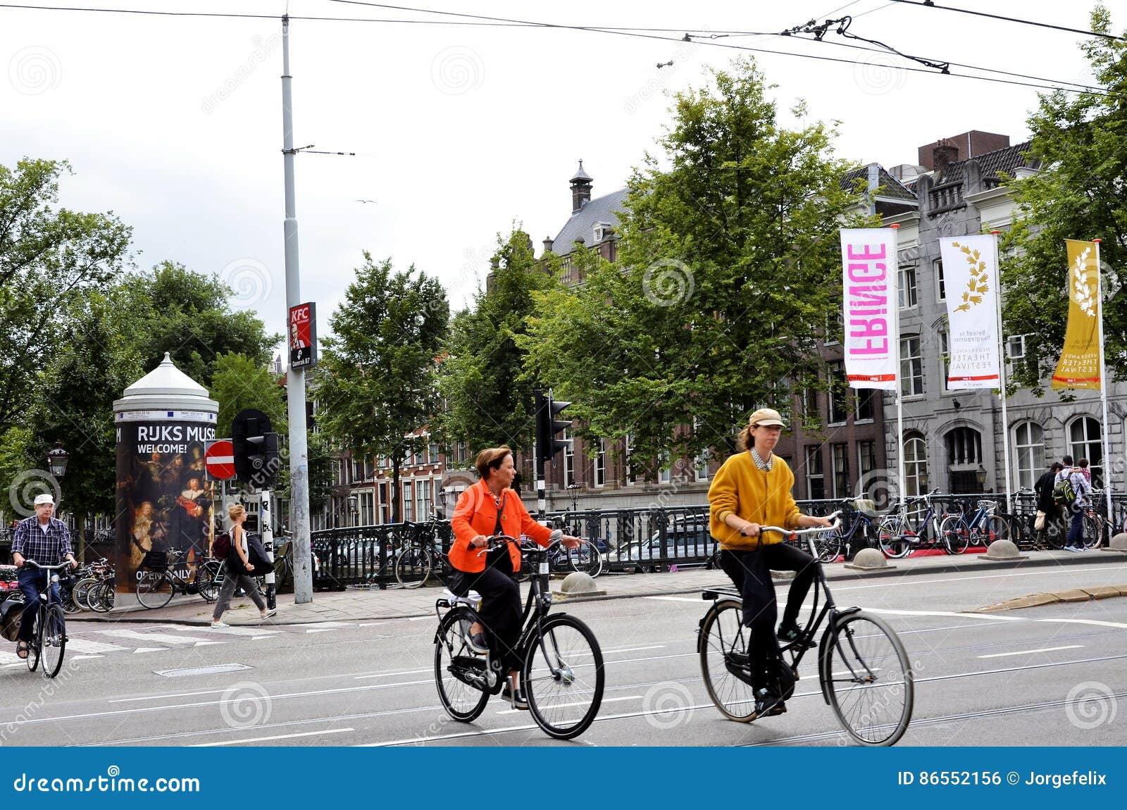 People Riding Bicycles in Amsterdam Editorial Photo - Image of canal ...