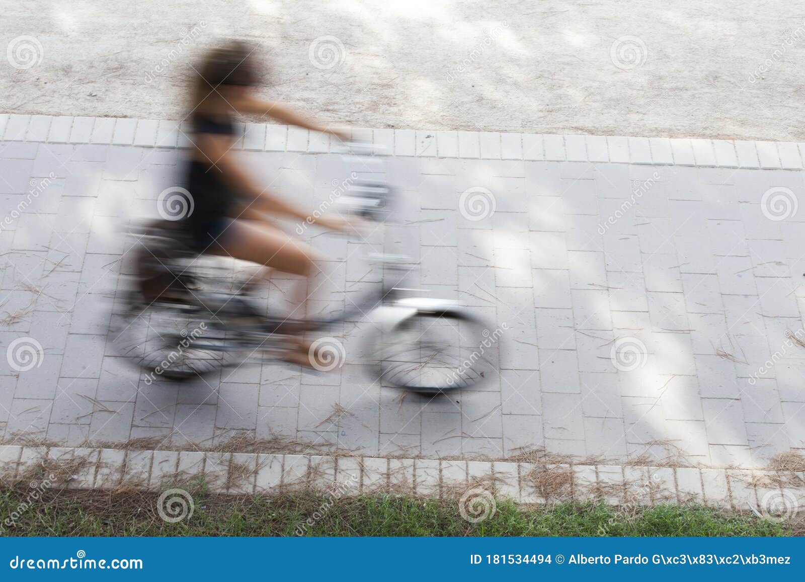 People Riding a Bike View from Above Stock Photo - Image of transport ...