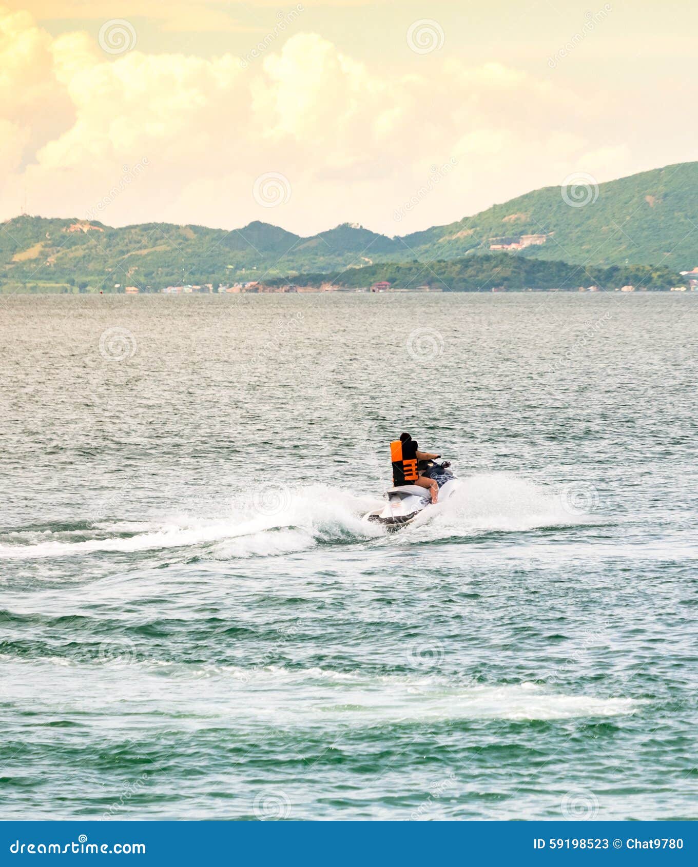 People Riding Jet Ski in the Sea Stock Image - Image of vacation, wave ...
