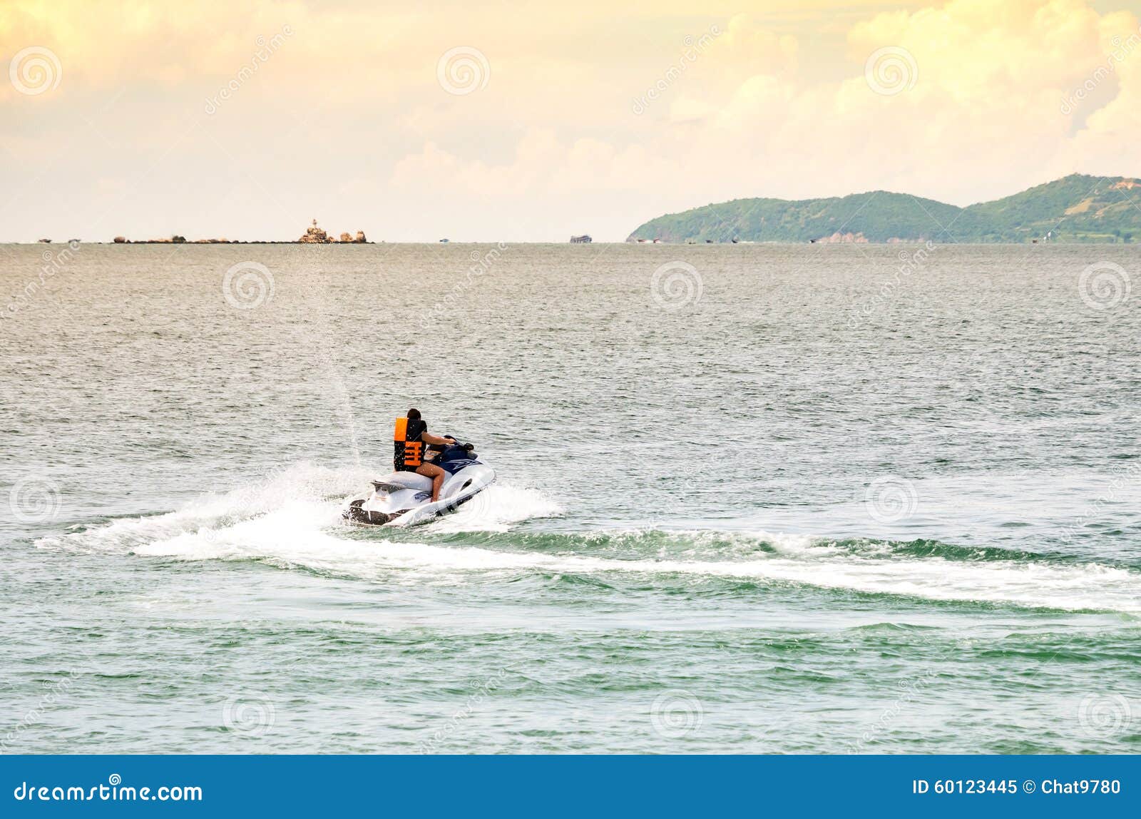 People Riding Jet Ski in the Sea Stock Image - Image of nature, extreme ...