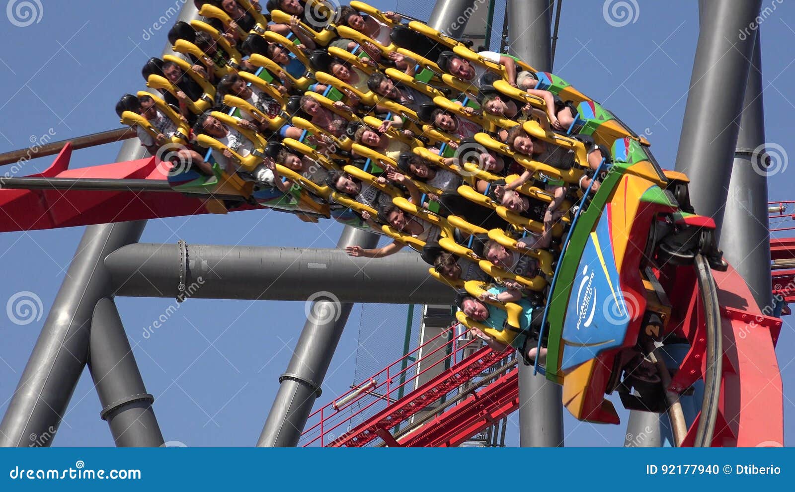 People Riding on Roller Coasters Editorial Image - Image of people ...
