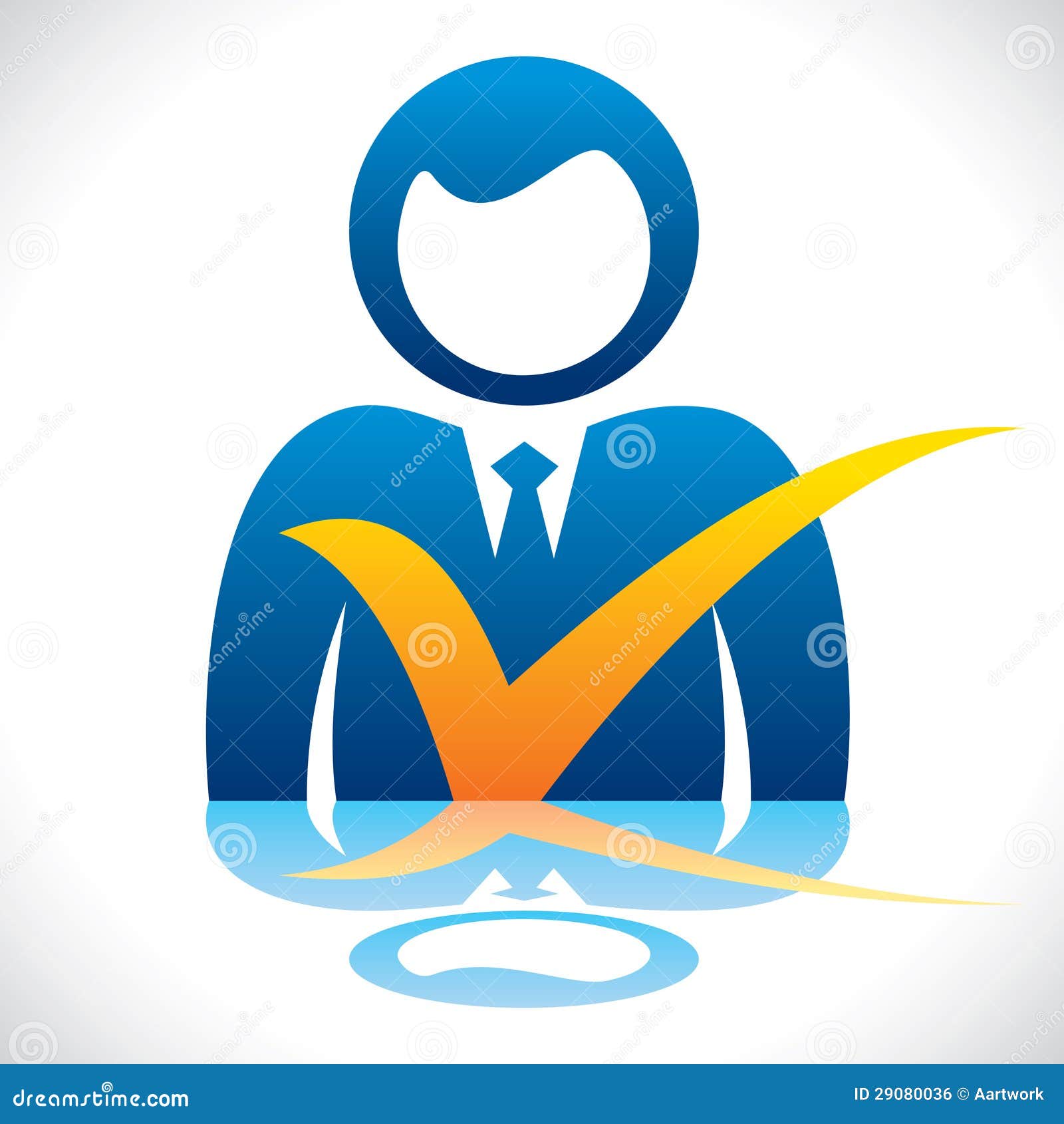 People with right symbol stock vector. Illustration of idea - 29080036