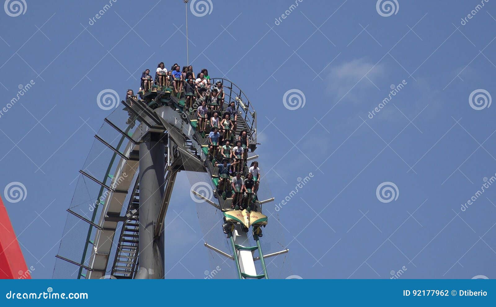 People on Roller Coaster Ride Editorial Photography - Image of riders ...