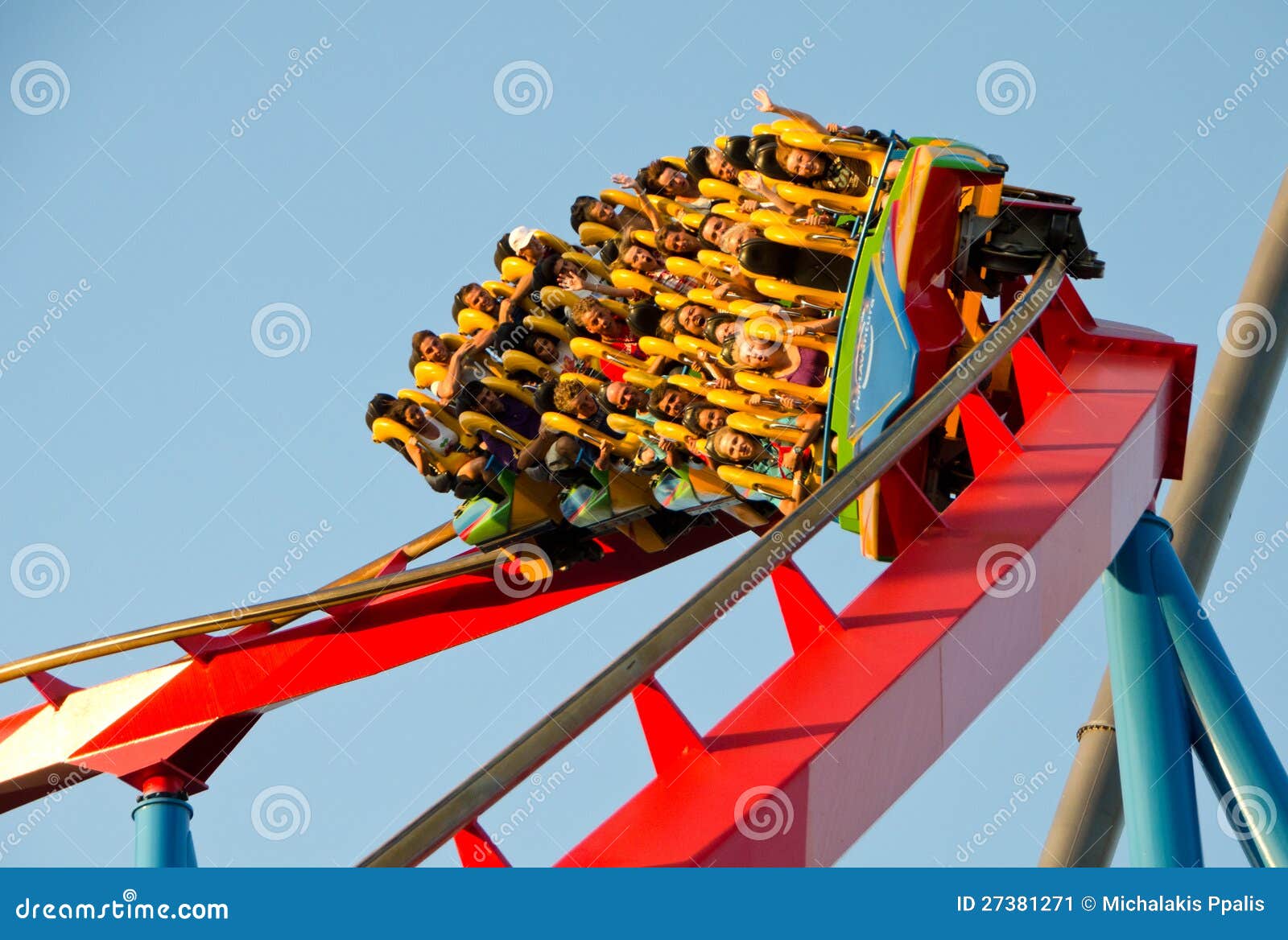 People on a Rollercoaster Ride Editorial Photo - Image of enjoying ...